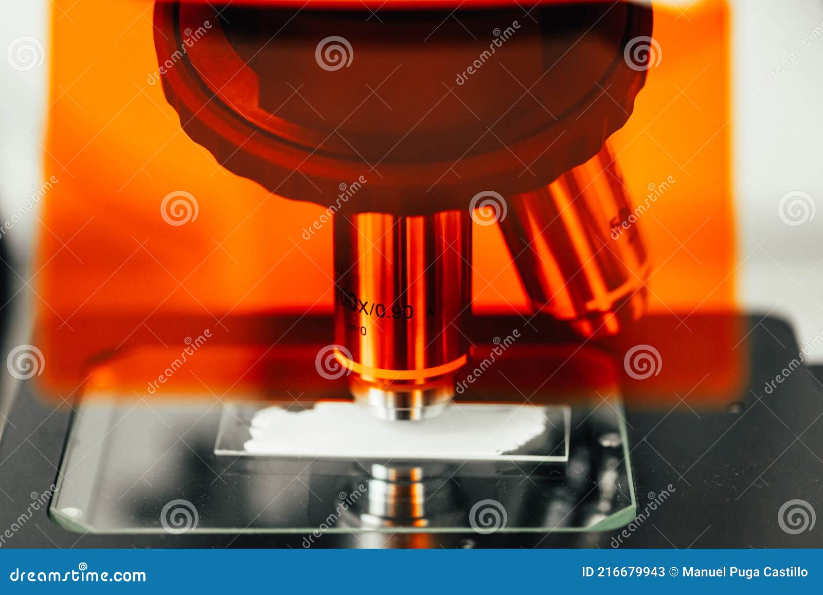Microscope in the Chemical Laboratory Stock Image - Image of chemical ...