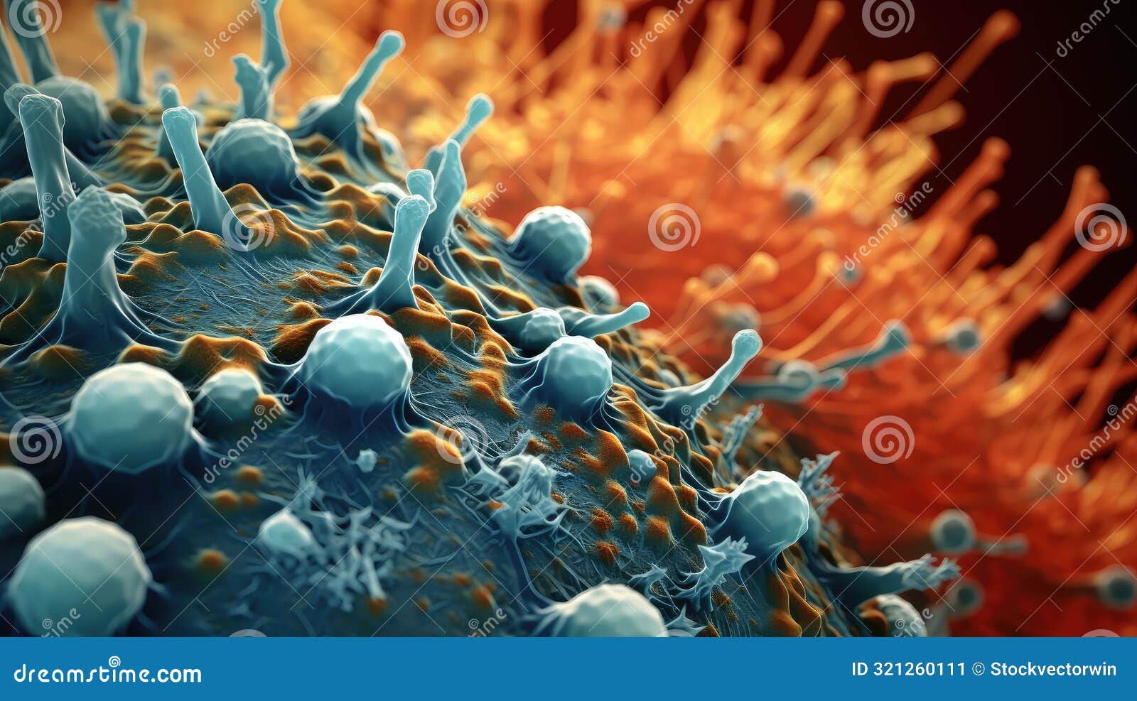 Microscope Chemistry Technology Stock Illustration - Illustration of ...