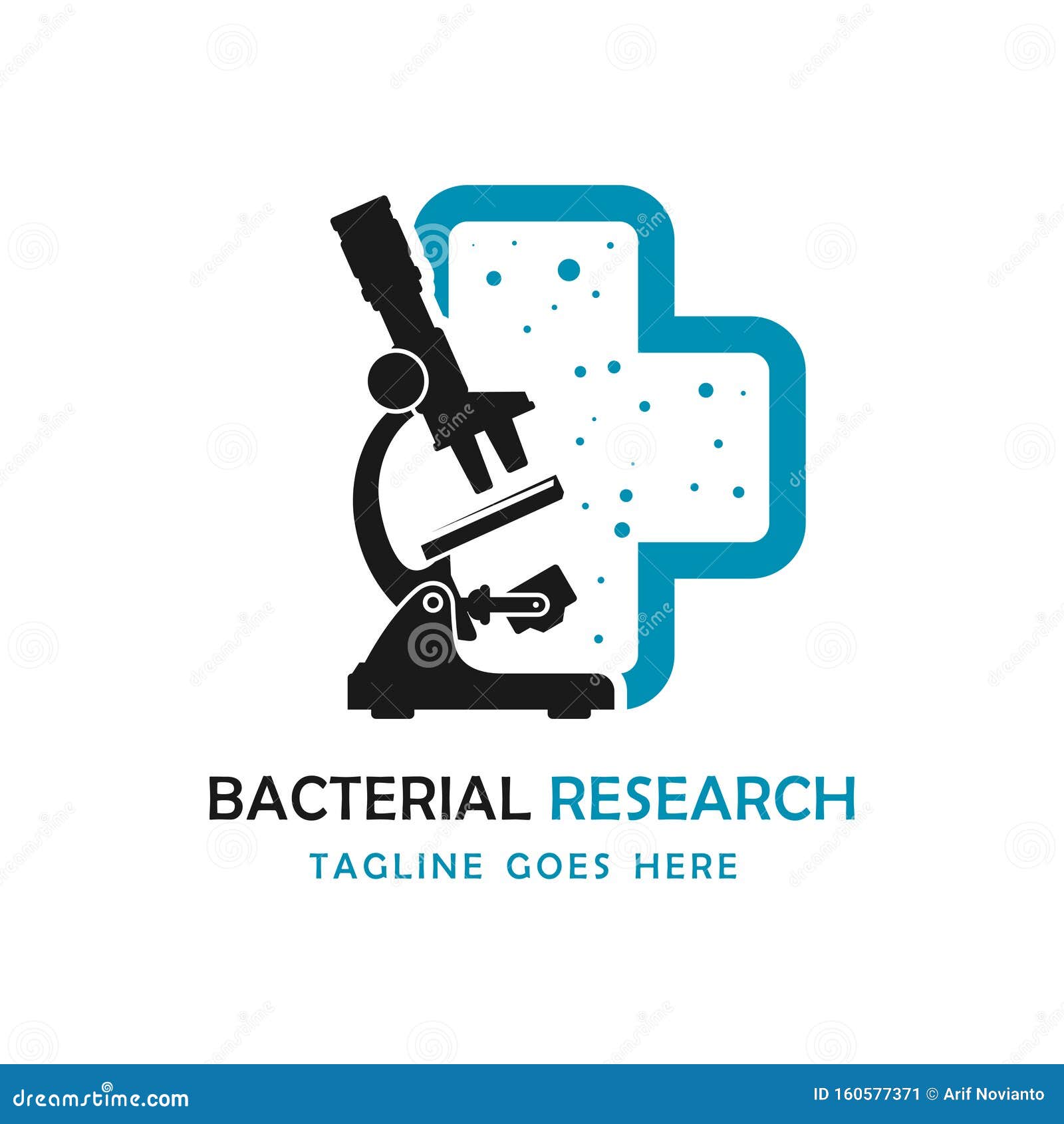 Microscope and Circle Logo Design Stock Vector - Illustration of ...