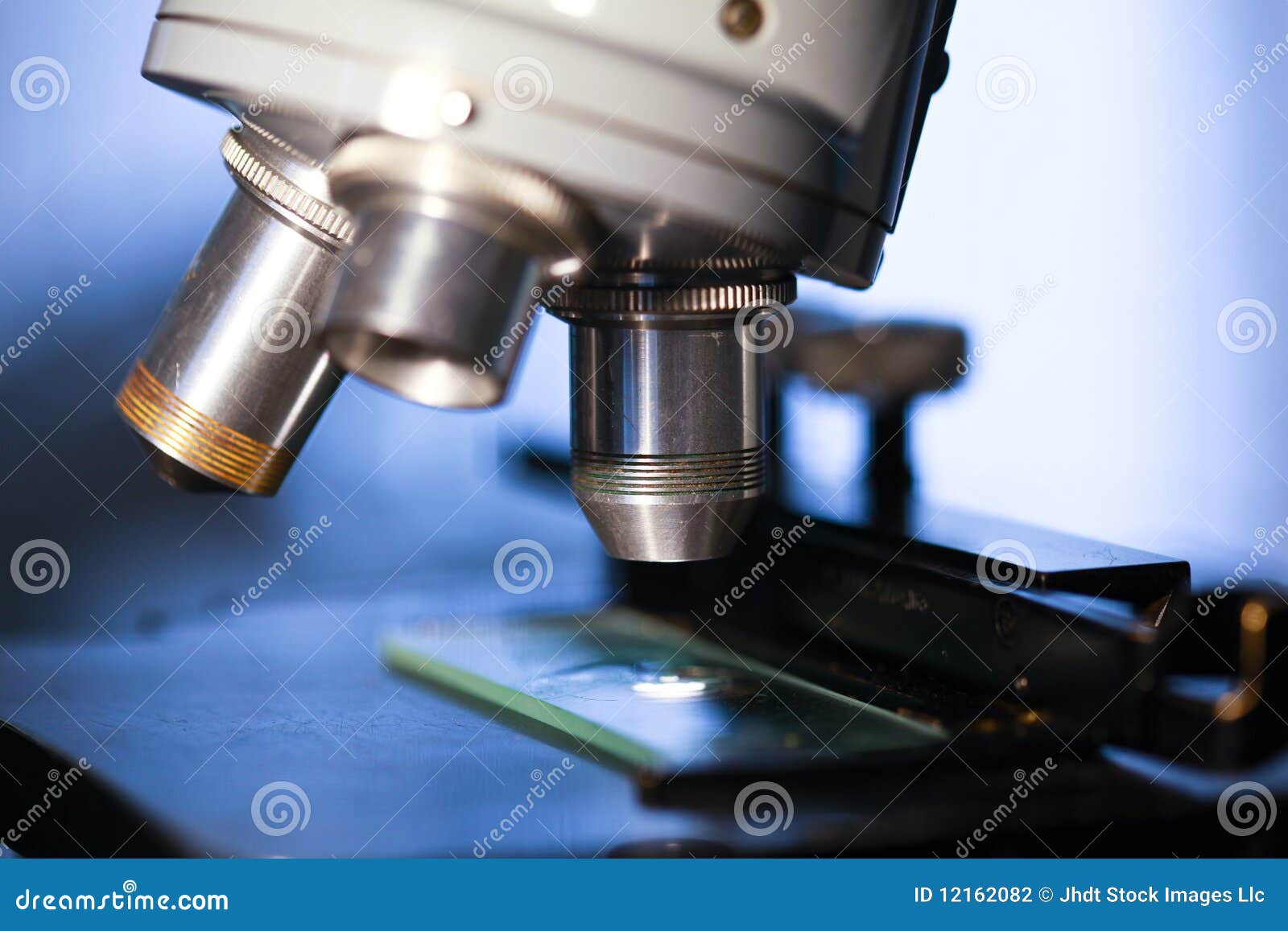 Microscope Close-up stock photo. Image of research, instrument - 12162082