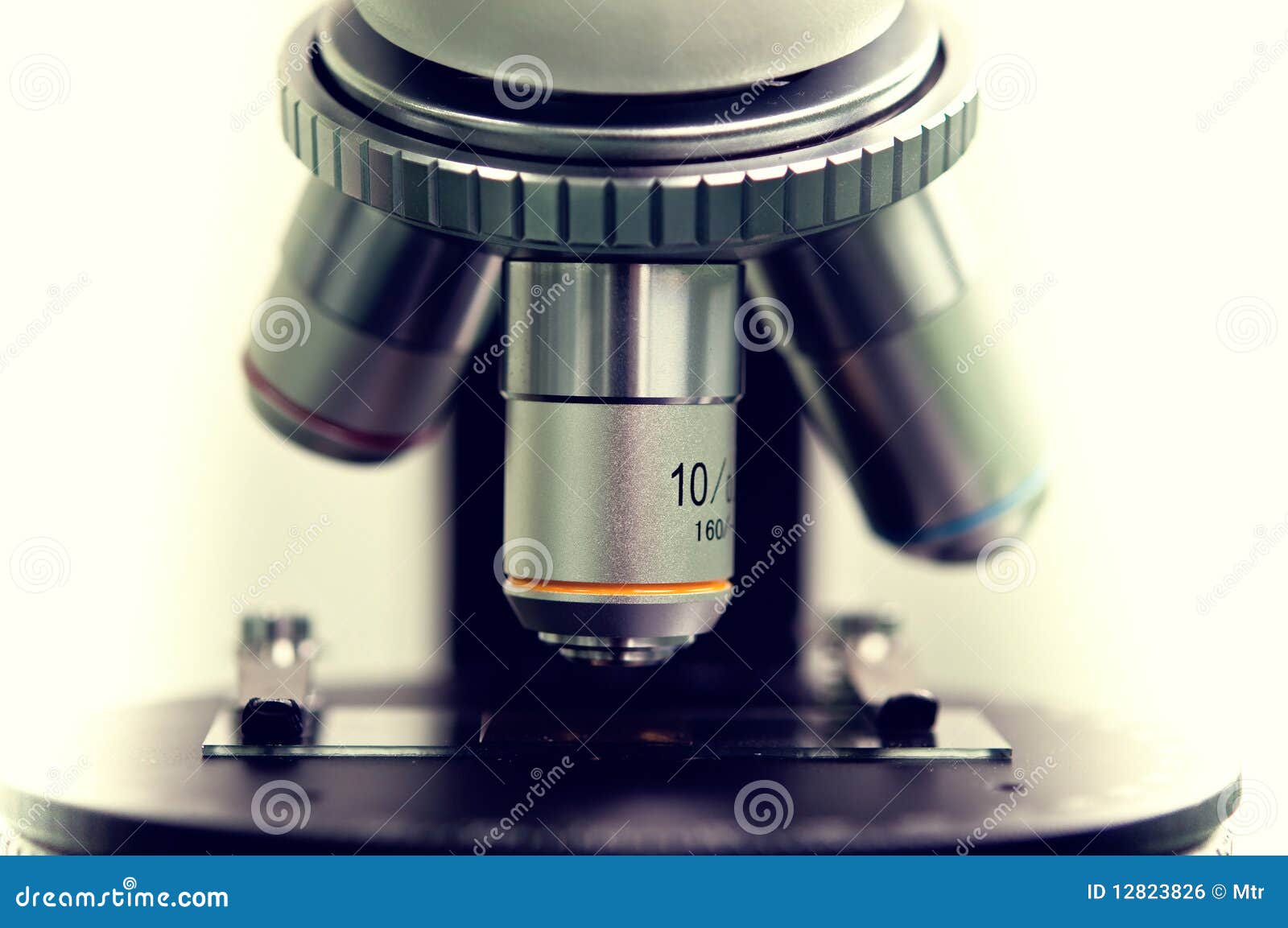 Microscope close-up stock photo. Image of forensic, magnify - 12823826