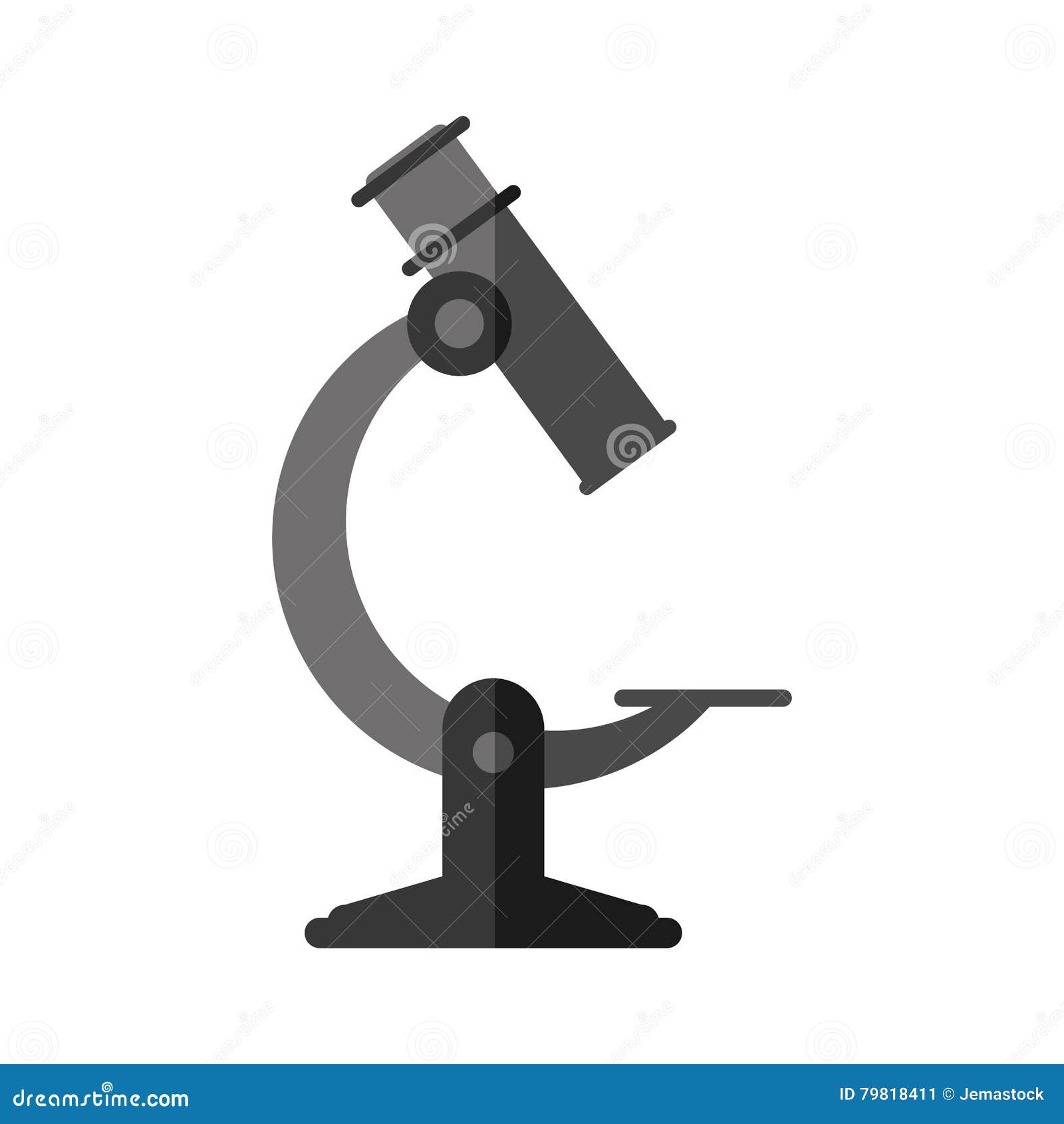 Microscope design stock illustration. Illustration of design - 79818411