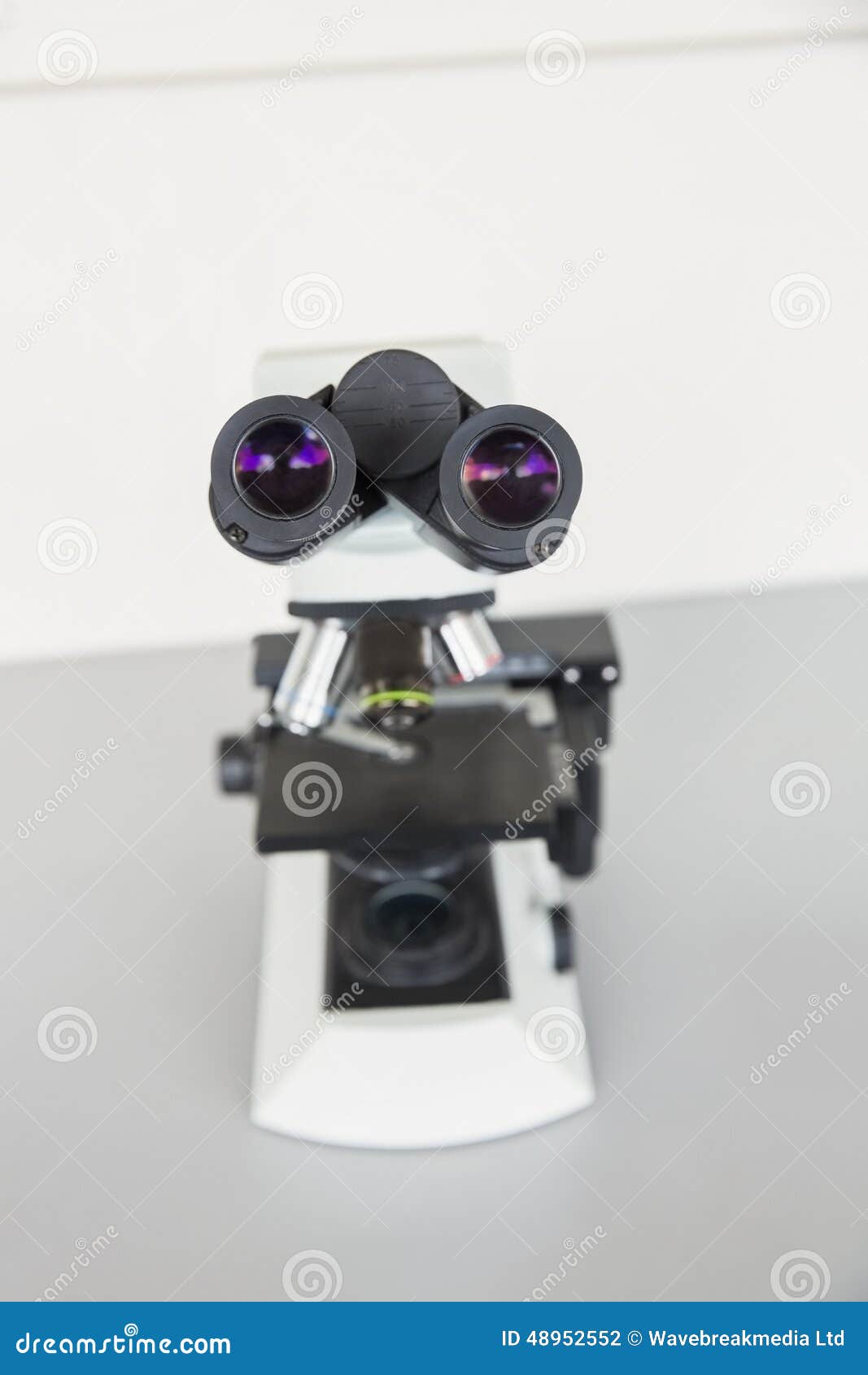 Microscope on a desk stock photo. Image of healthcare - 48952552