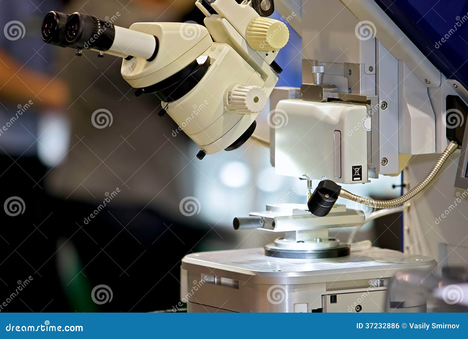 Microscope stock photo. Image of lens, medical, science - 37232886