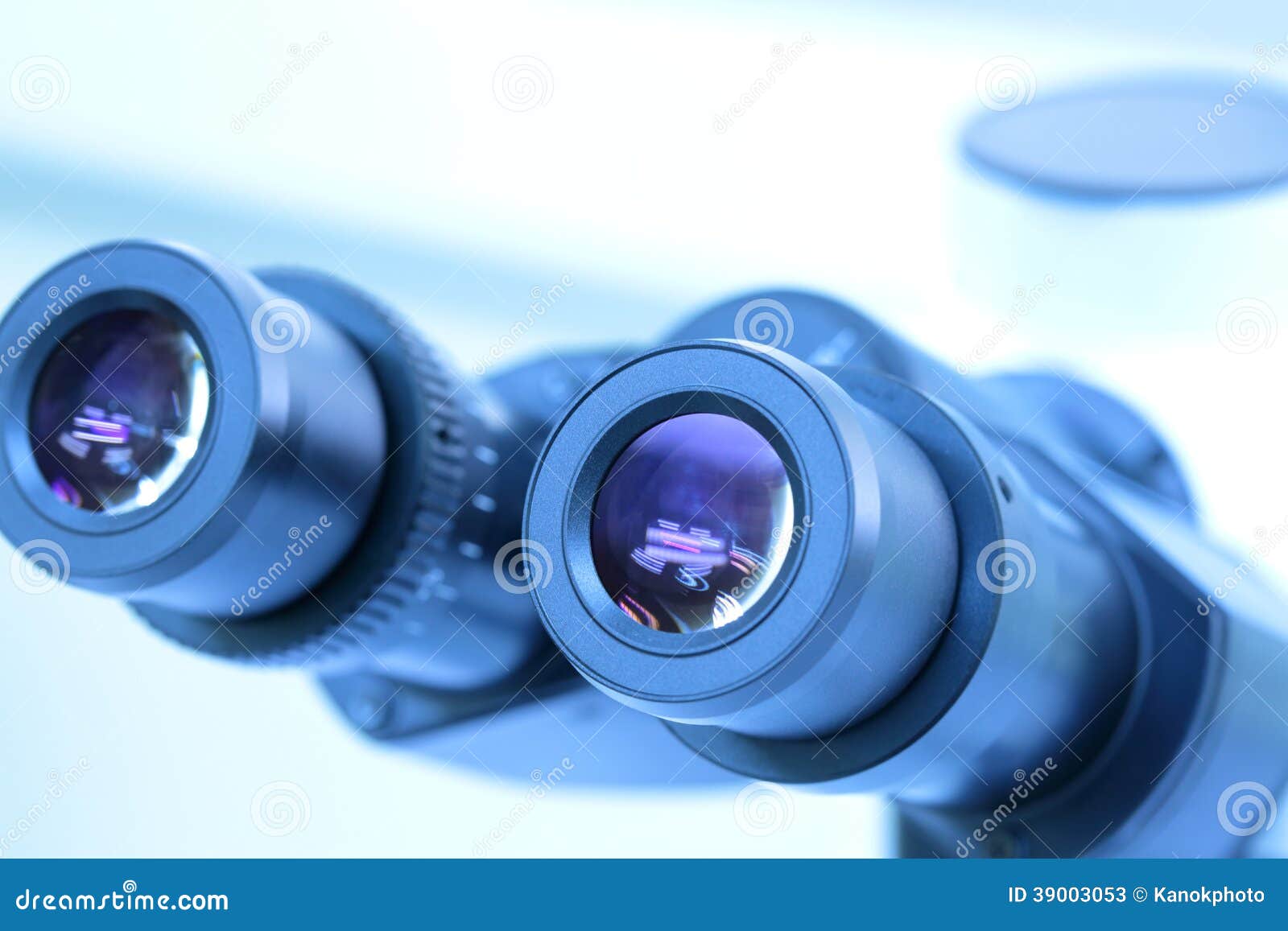 Microscope Eyepiece stock image. Image of experiment - 39003053