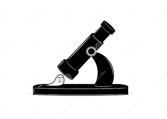 Microscope stock vector. Illustration of emotion, medicine - 48984382