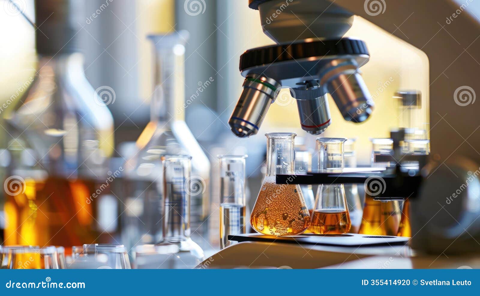 Analysis Under Microscope Solid Icon, Medical Tests Concept, Laboratory ...