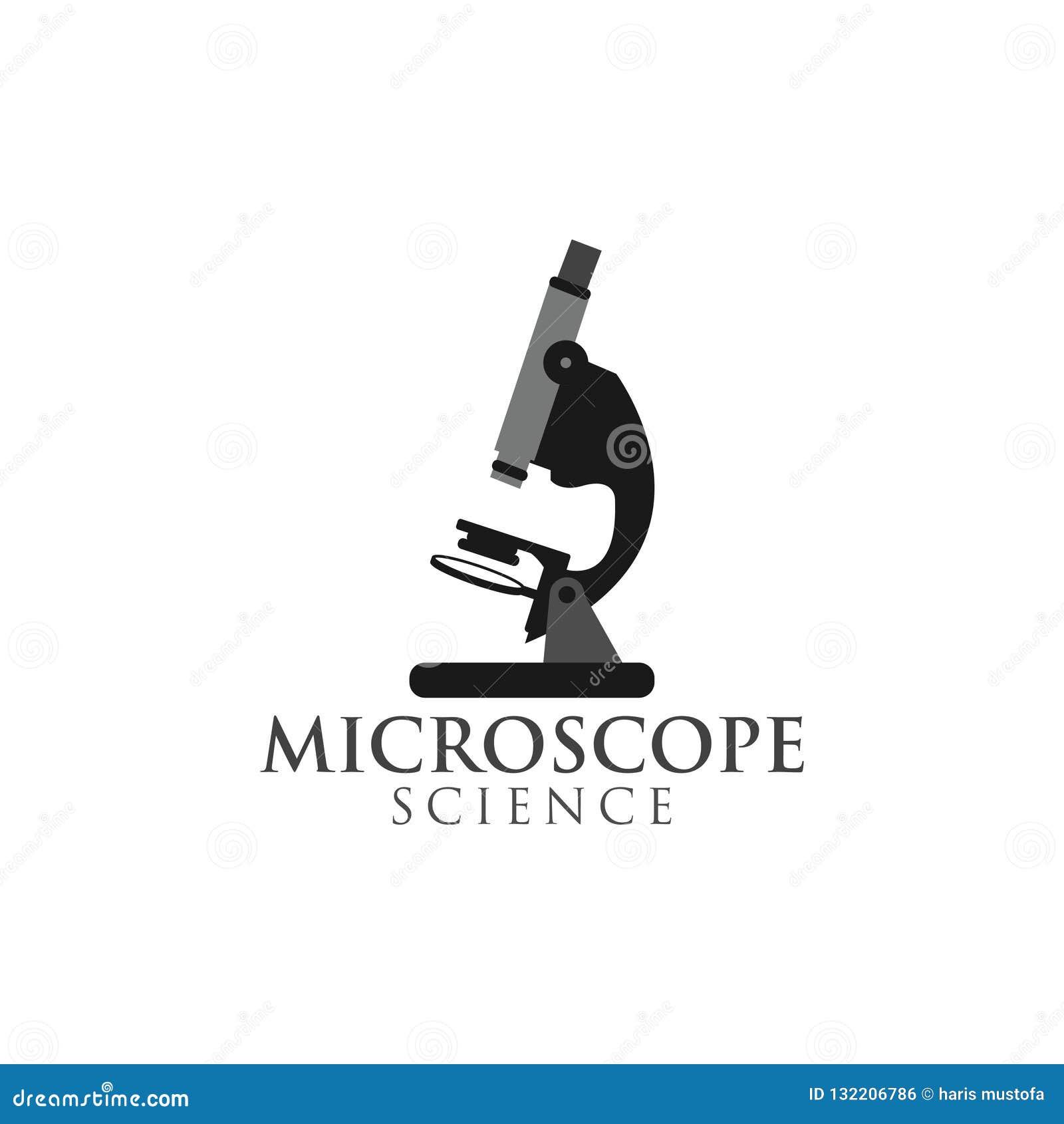 Microscope Graphic Design Template Vector Stock Vector - Illustration ...