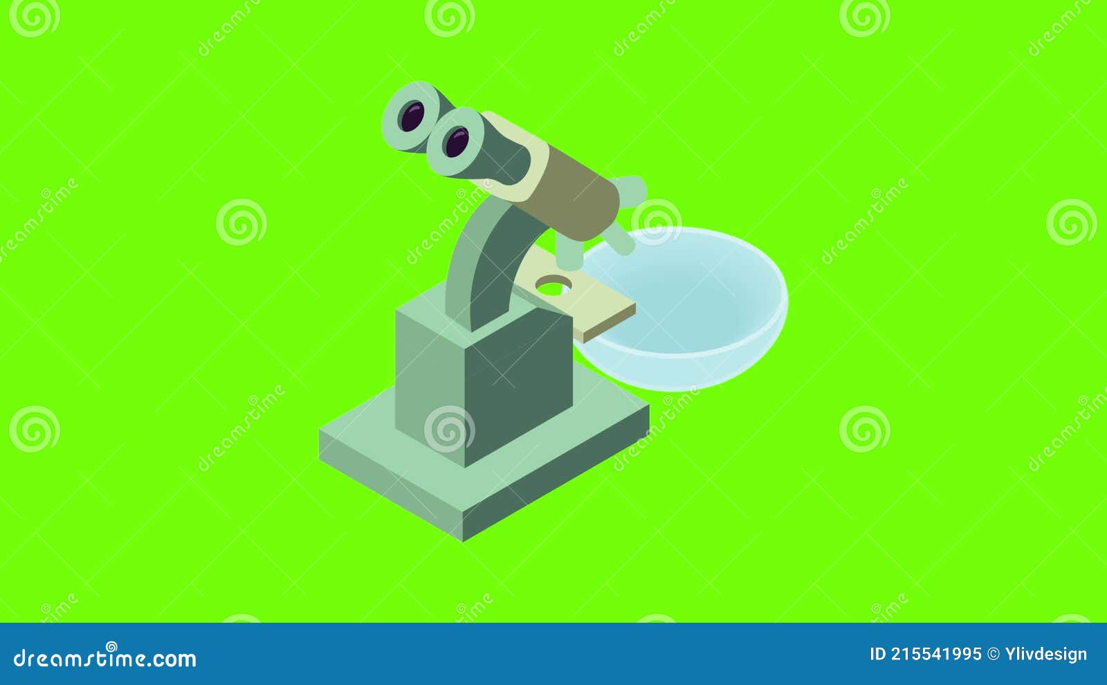 Microscope icon animation stock video. Video of equipment - 215541995