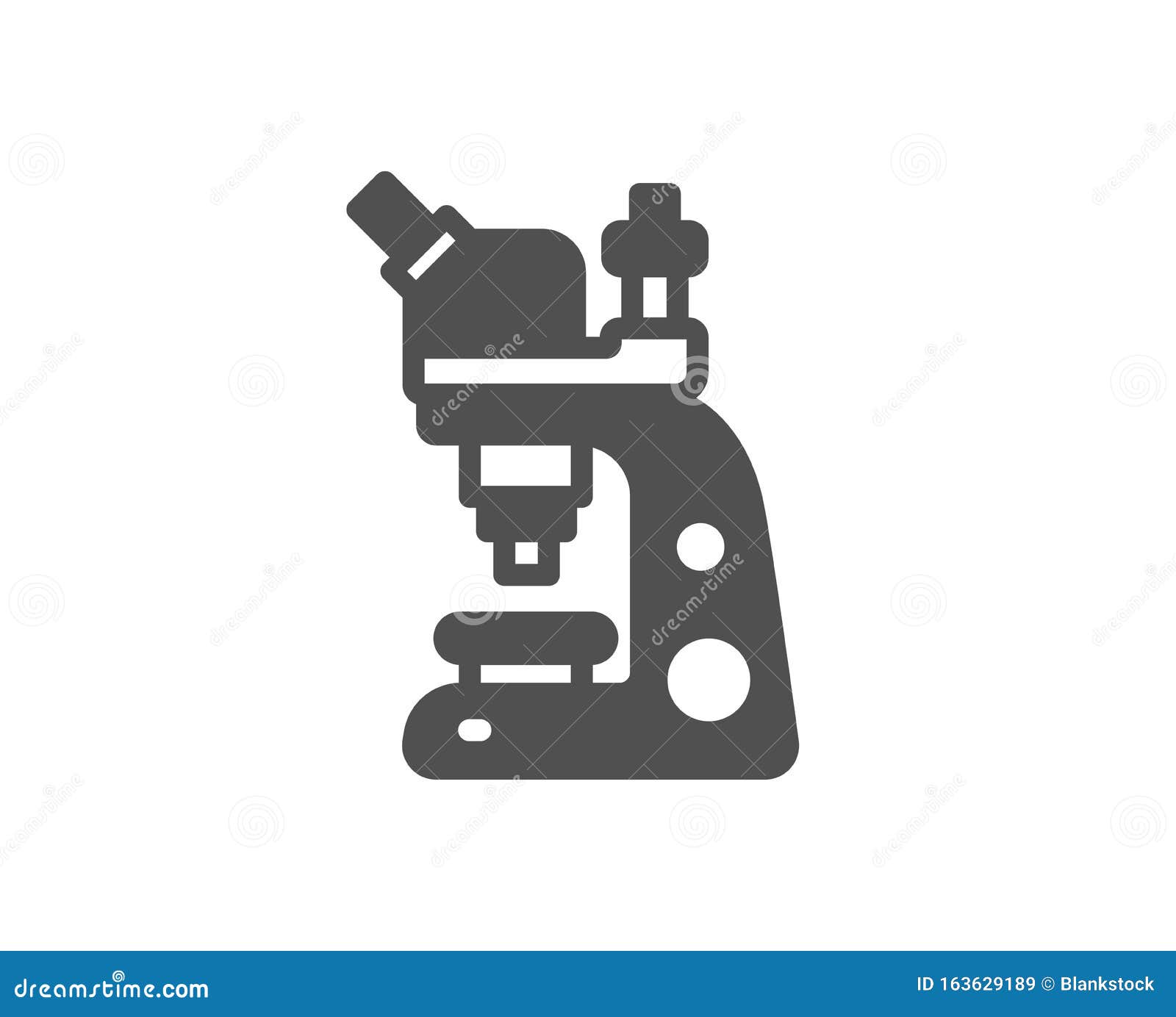 Microscope Icon. Chemistry Lab Sign. Analysis. Vector Stock Vector ...
