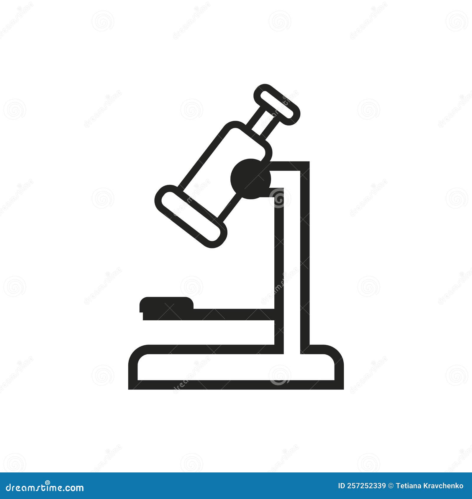Microscope Icon. Education Concept. Research Concept. Vector ...