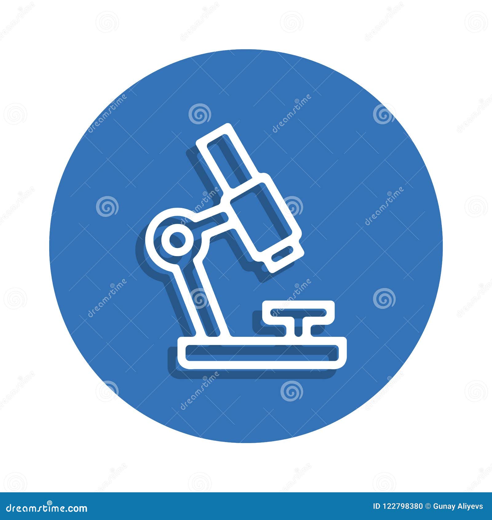 Microscope Icon. Element of Education for Mobile Concept and Web Apps ...