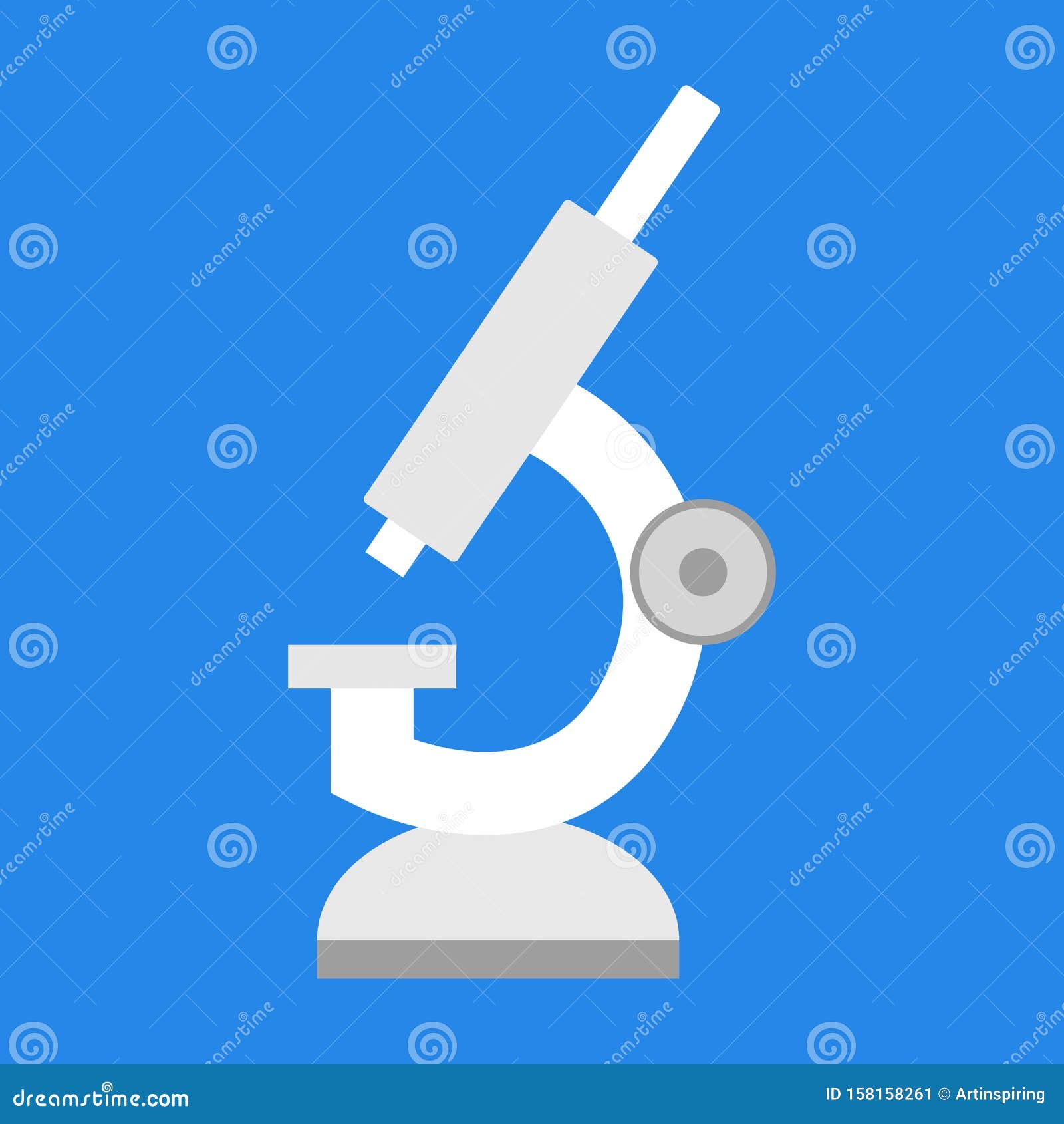 Microscope Icon. Equipment for Laboratory Research, Science Stock ...