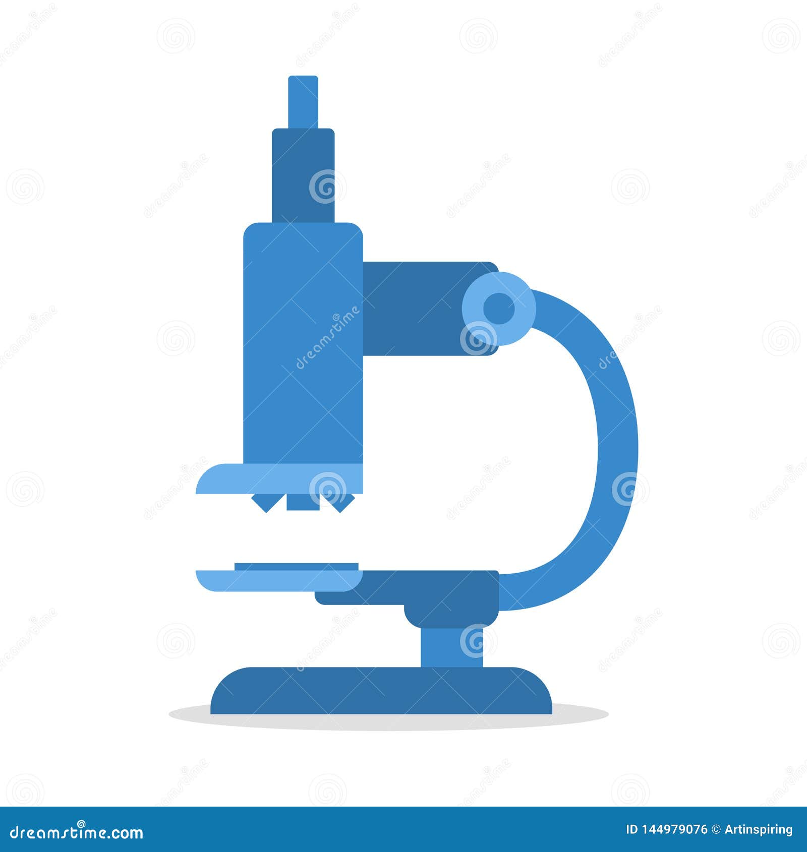 Microscope Icon. Equipment for the Medical Research Stock Vector ...