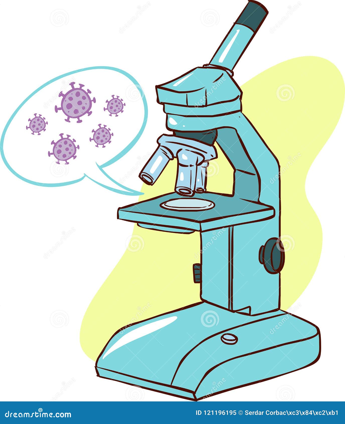 Microscope Icon, Cartoon Style | CartoonDealer.com #85130775