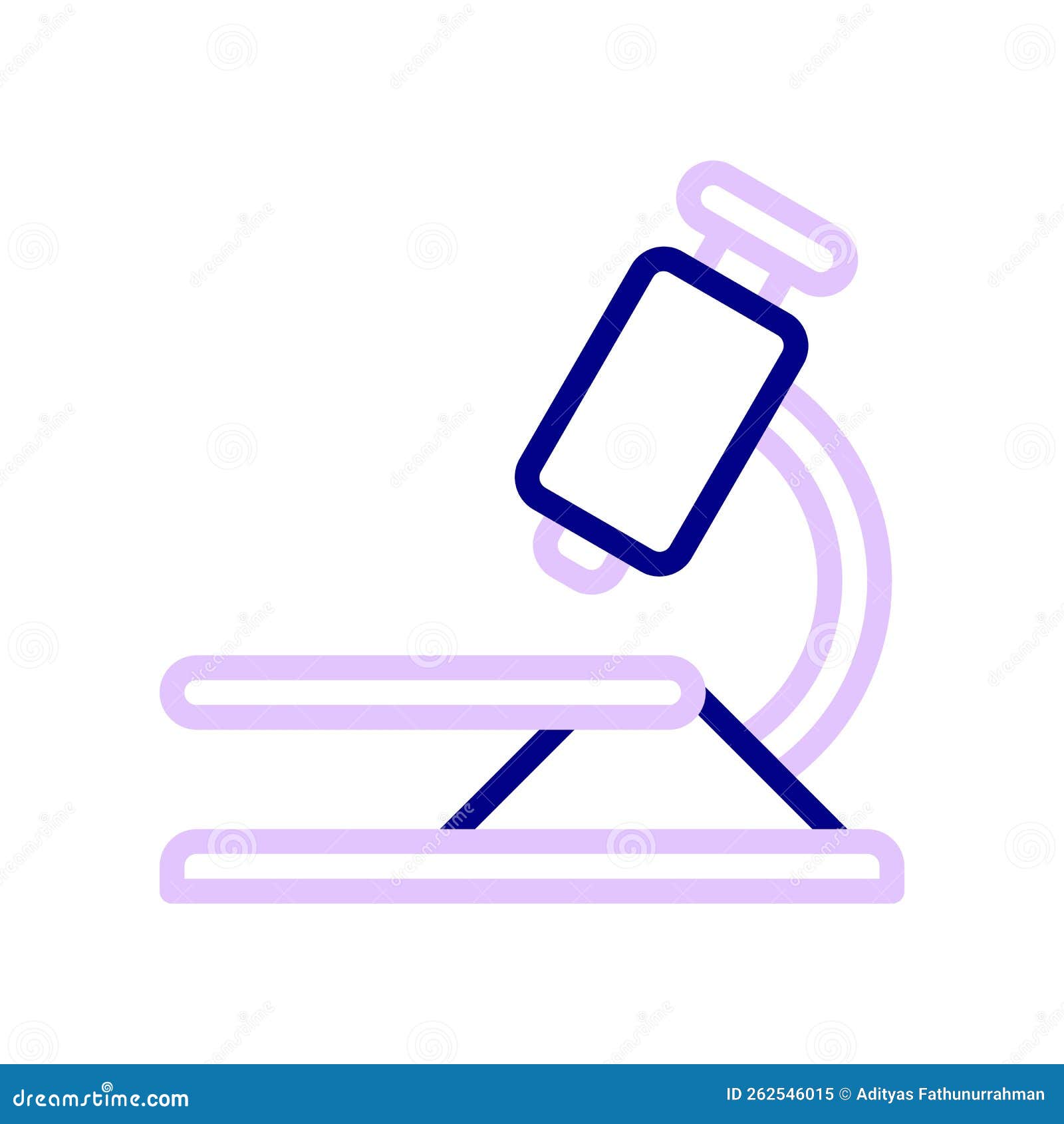 Microscope Icon. an Instrument for Viewing Small Microbes Stock Vector ...