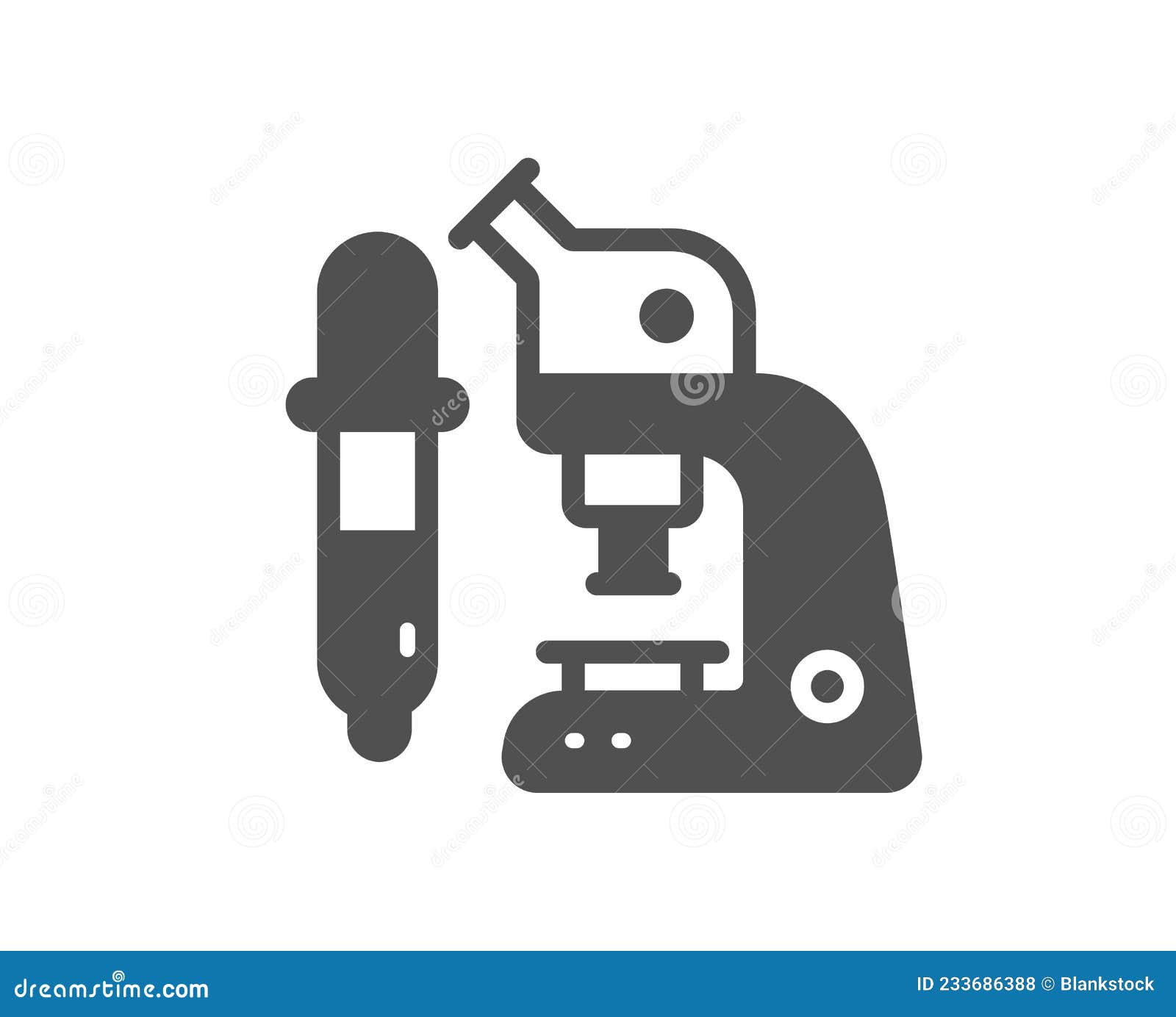 Microscope Icon. Laboratory Equipment Sign. Vector Stock Vector ...