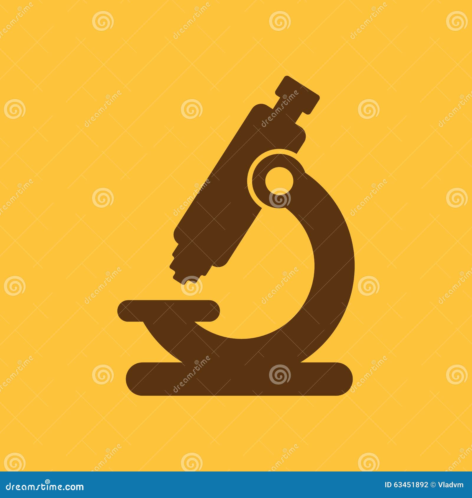 The Microscope Icon. Medicine and Research, Laboratory, Science Symbol ...