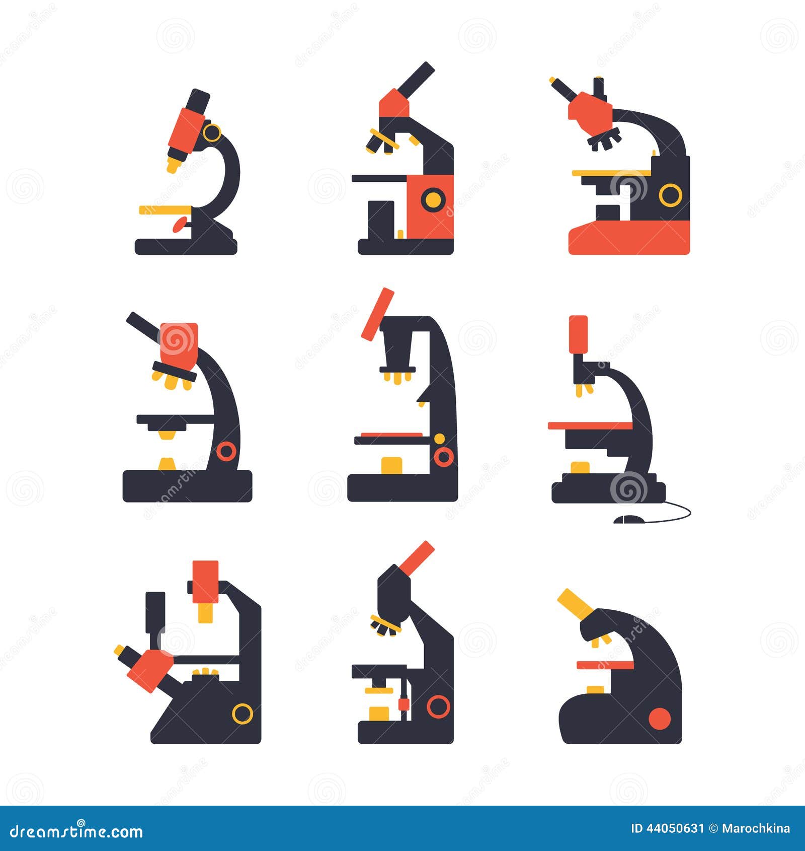 Microscope icon stock vector. Illustration of medical - 44050631