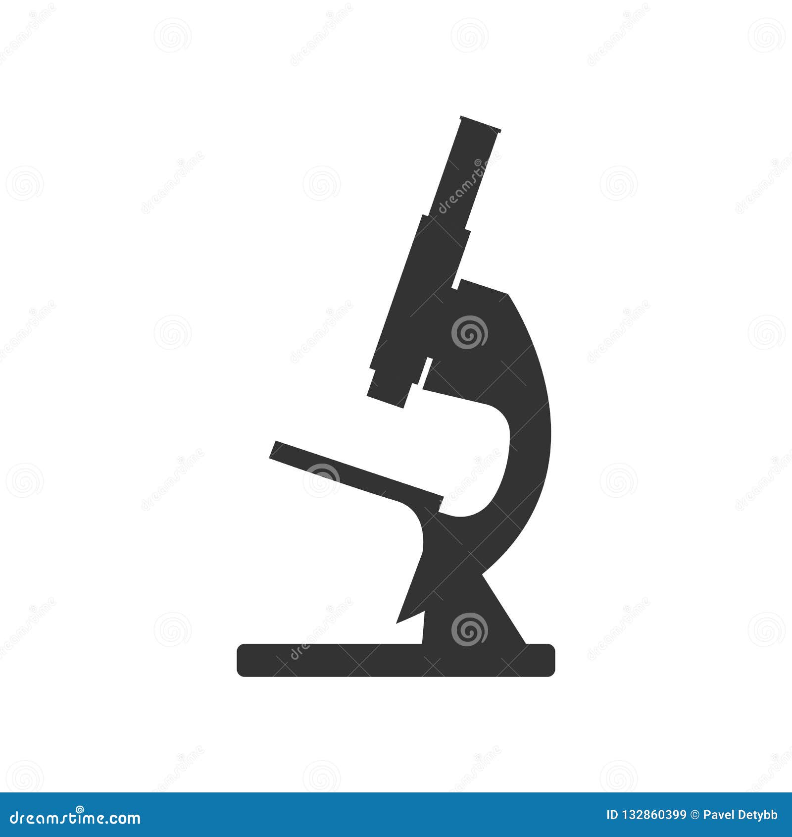Microscope Silhouette Vector