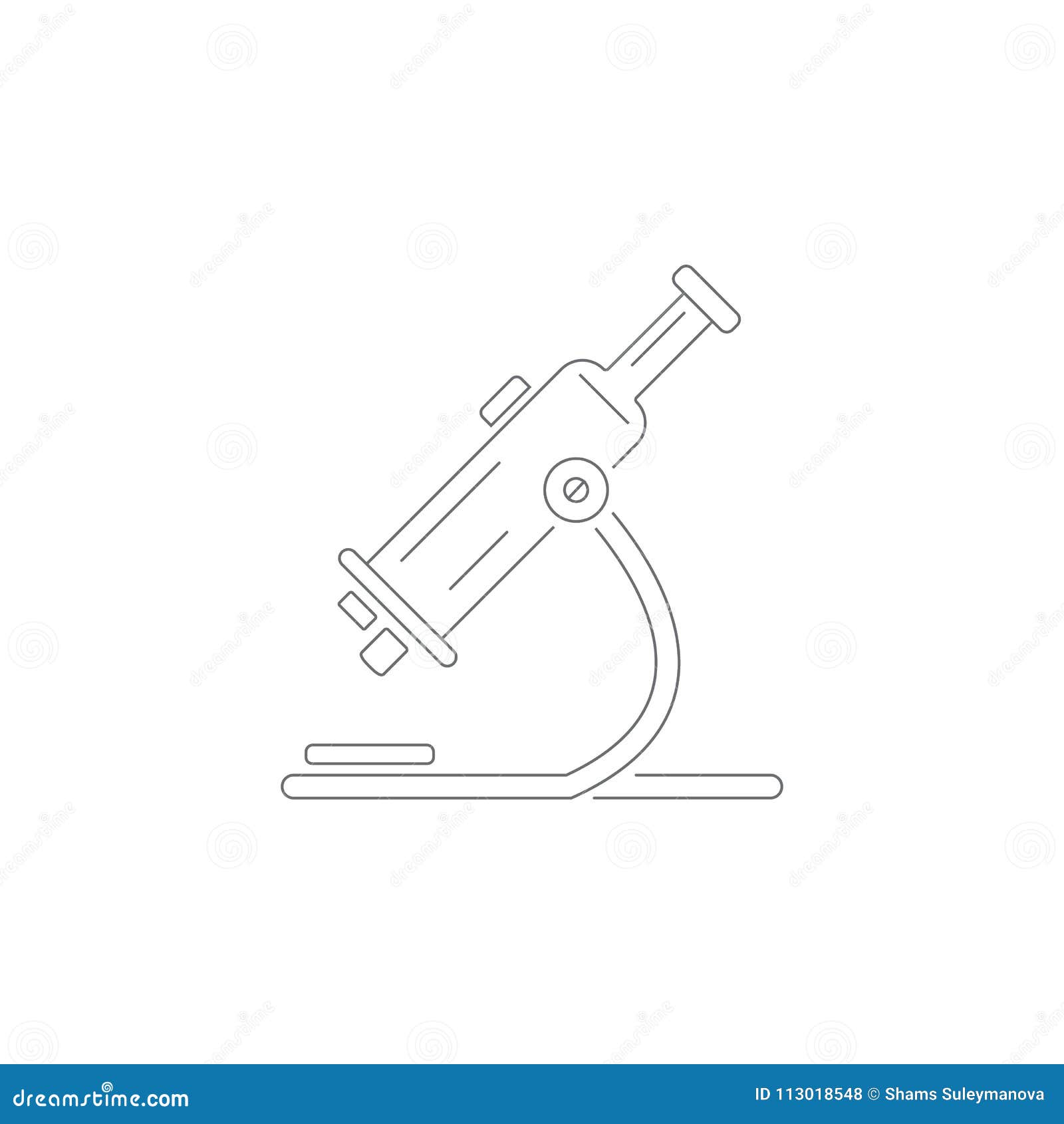 Microscope Icon. Simple Element Illustration. Microscope Symbol Design ...