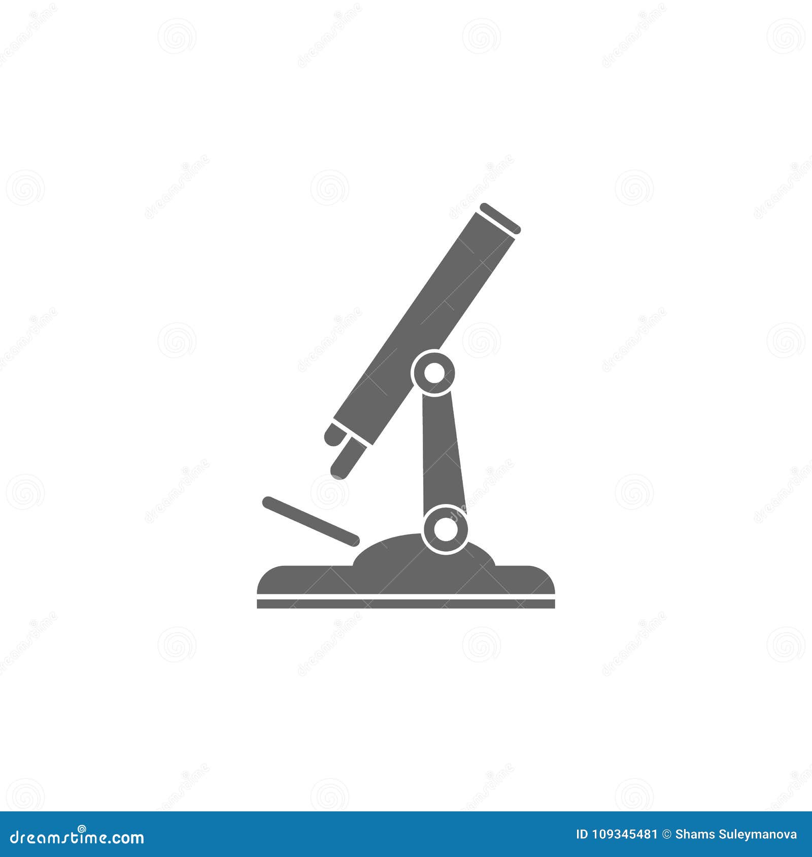 Microscope Icon Simple Element Illustration. Symbol Design from Medical ...