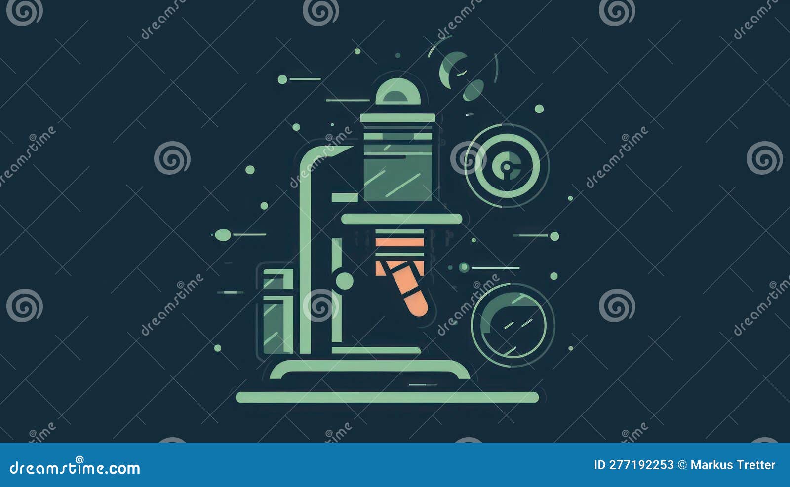 A Microscope Icon Representing the Use of Microscopic Data in Big Data ...