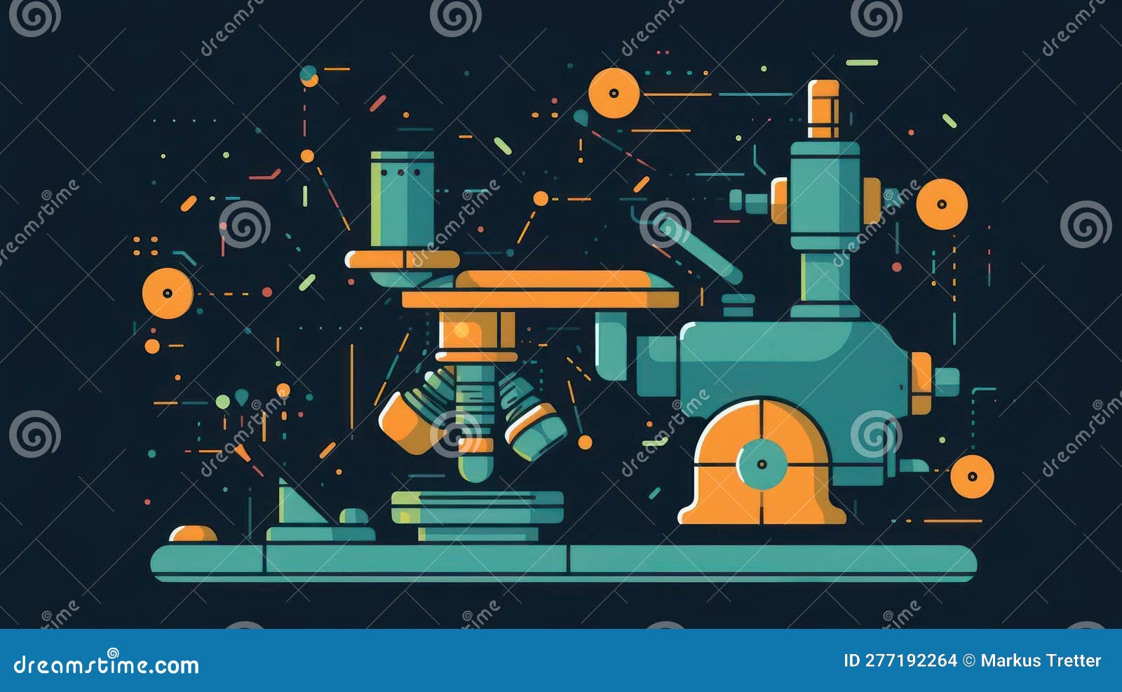 A Microscope Icon Representing the Use of Microscopic Data in Big Data ...