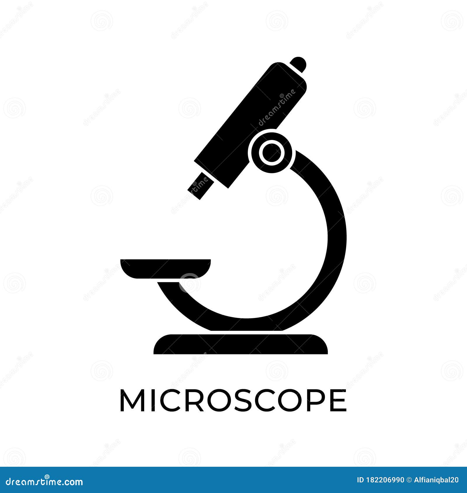 Microscope Icon Vector Illustration. Microscope Vector Design ...