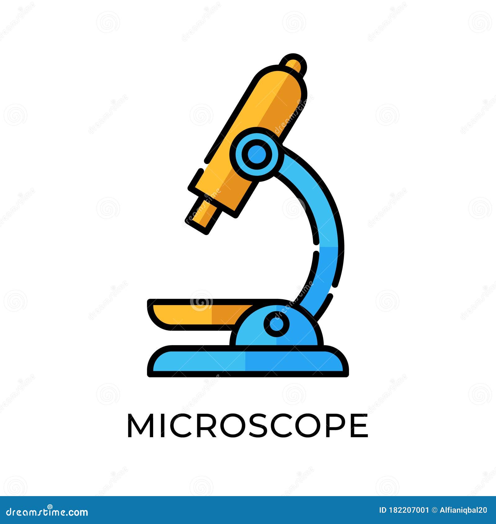 Microscope Icon Vector Illustration. Microscope Vector Design ...