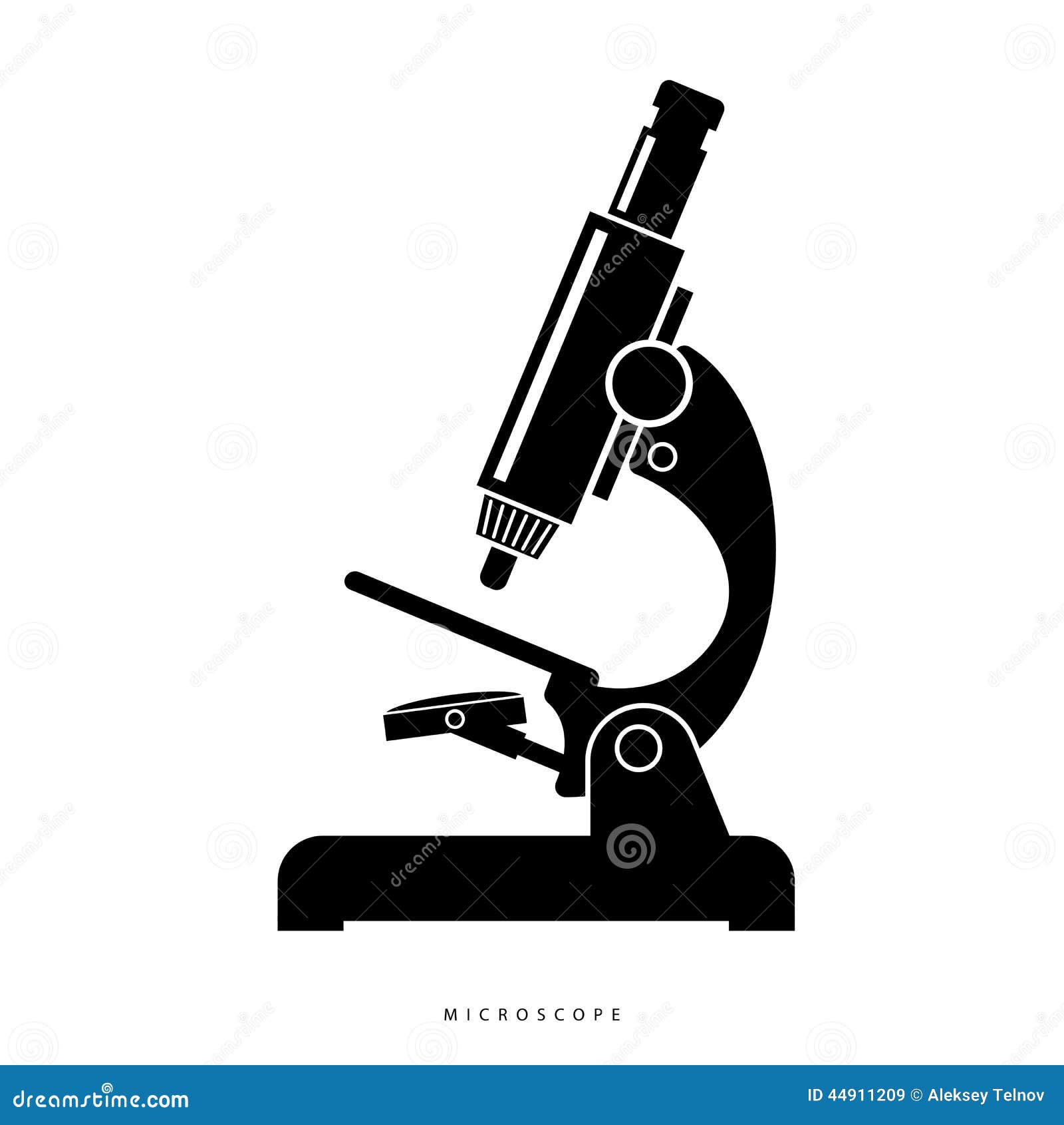 Microscope stock vector. Illustration of microscope, science - 44911209