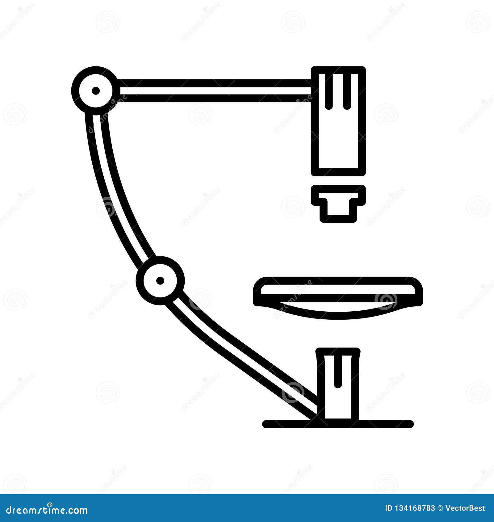 Microscope Icon Vector Isolated on White Background, Microscope Sign ...