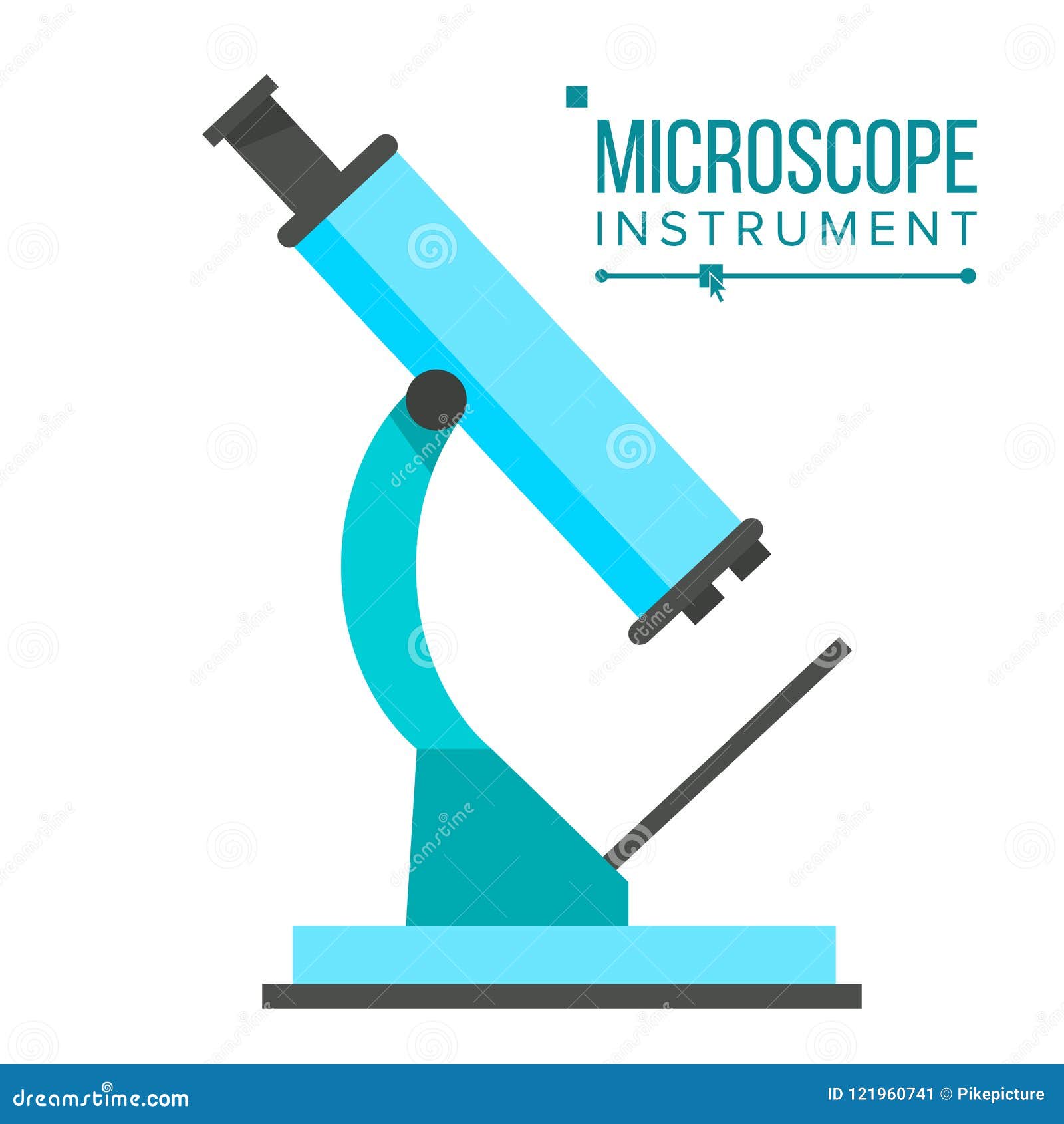 Microscope Icon Vector. School. Laboratory Science Symbol. Macro ...