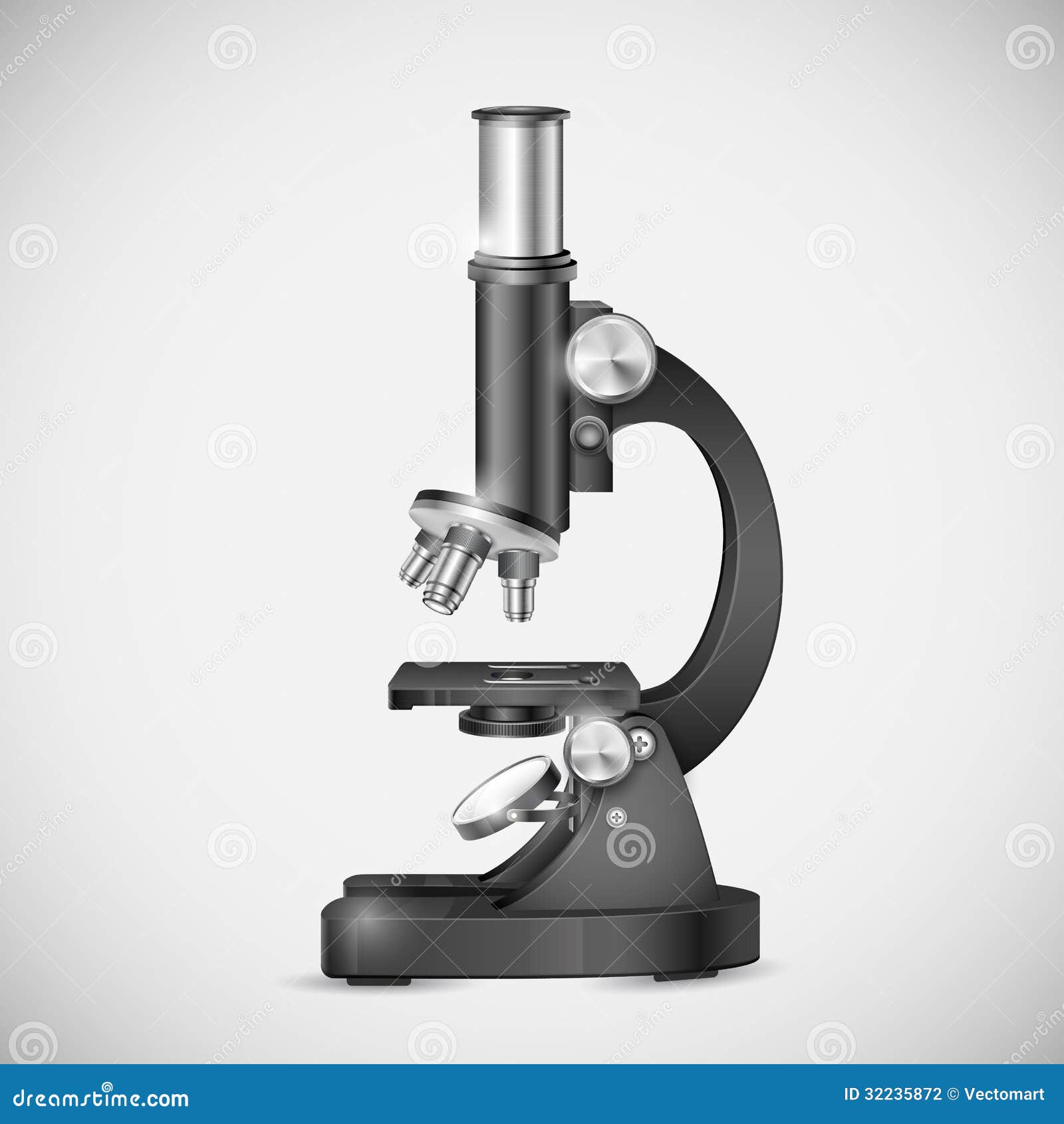 Microscope stock vector. Illustration of enlargement - 32235872