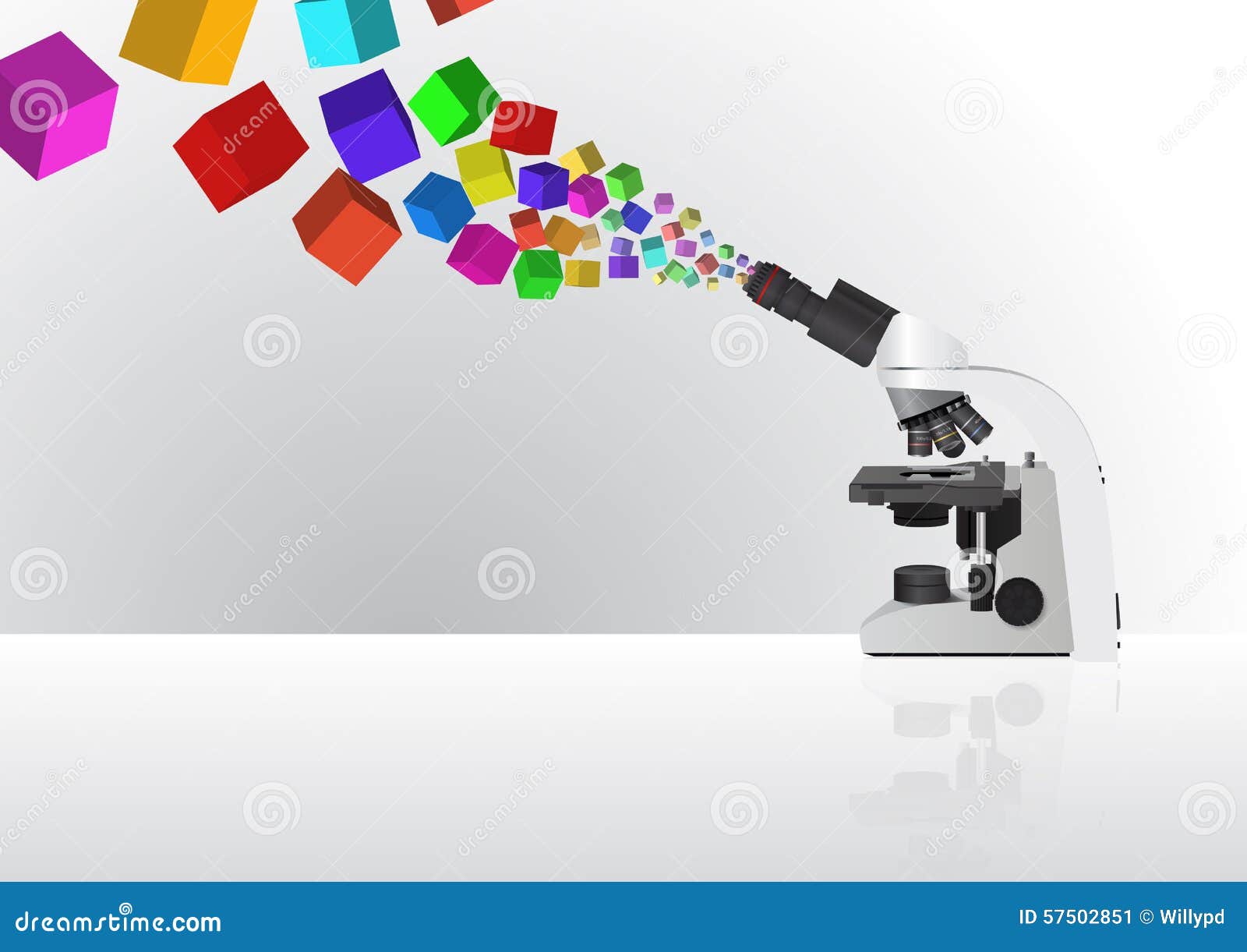 Microscope stock vector. Illustration of technology, learning - 57502851