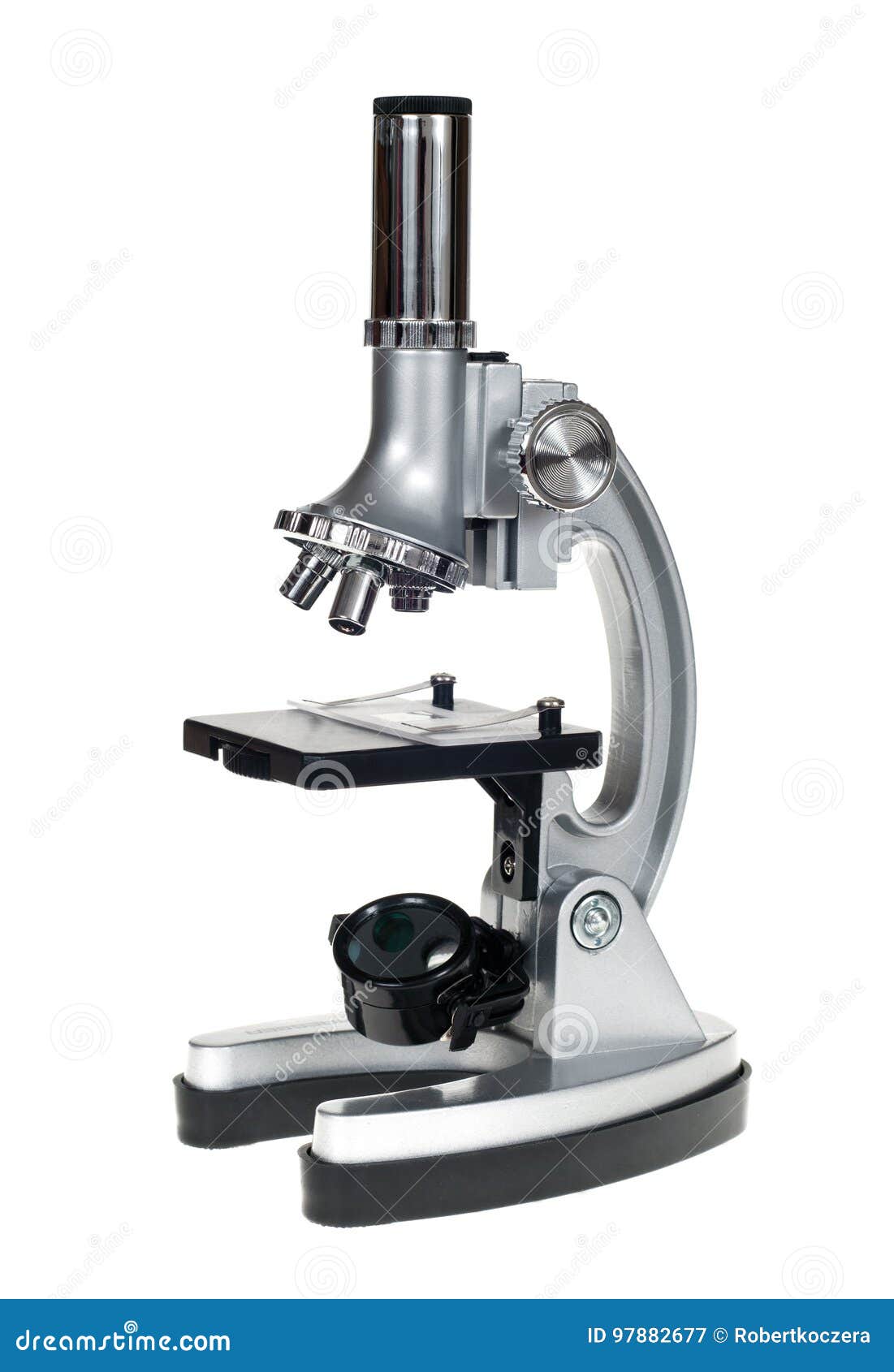 Microscope stock image. Image of instrument, microscope - 97882677