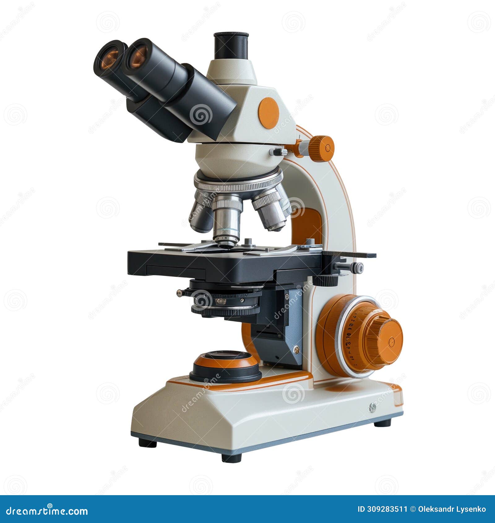 Microscope Isolated. Crumpled Paper Stock Illustration - Illustration ...