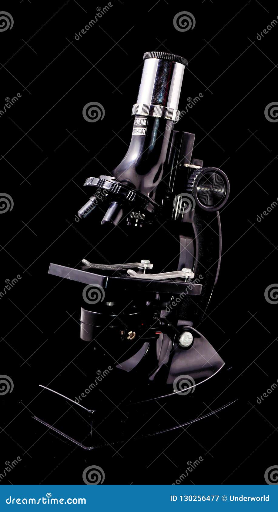Microscope Isolated on White Background, Digital Photo Picture As a ...
