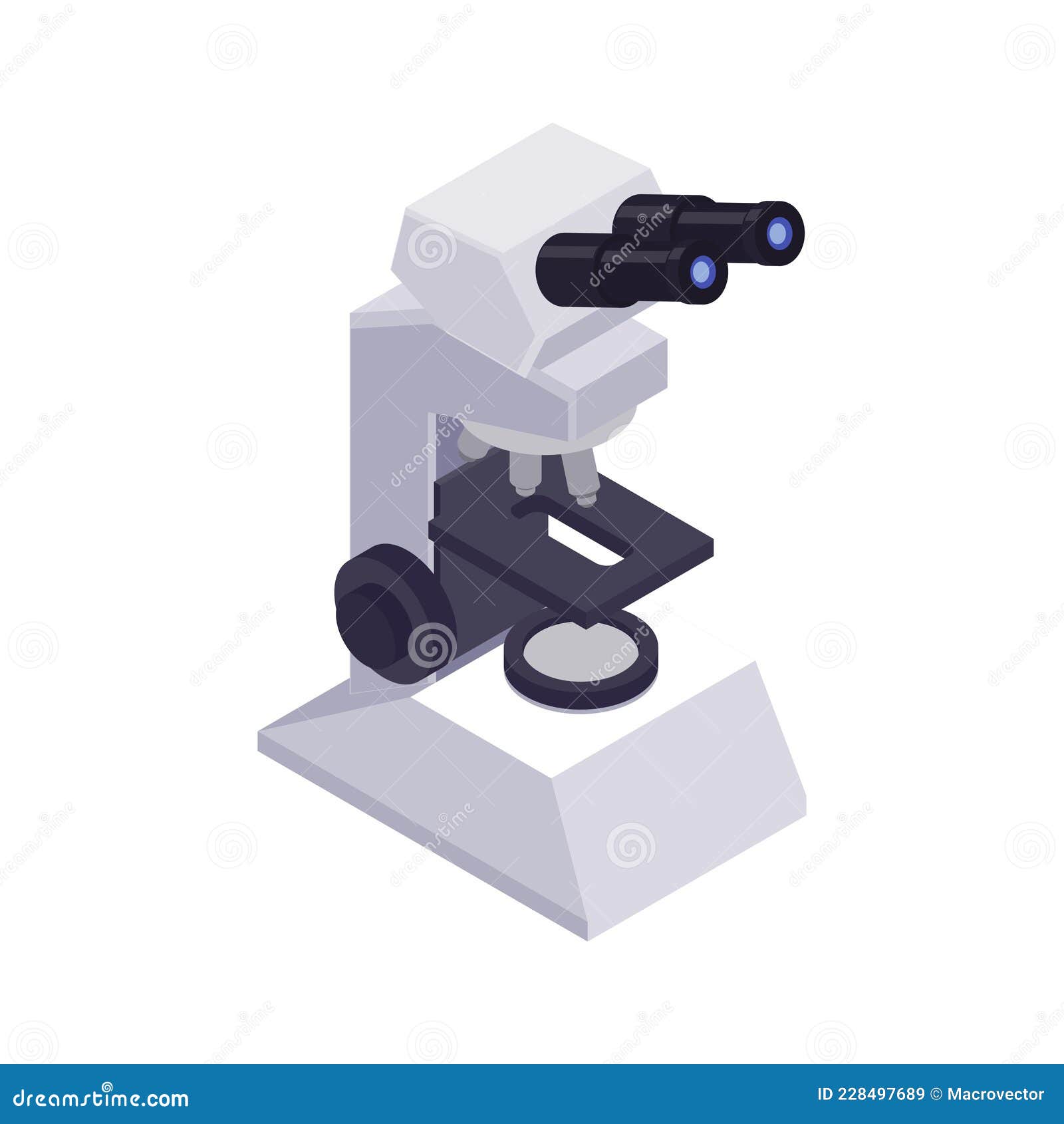 Microscope Isometric Icon Vector Illustration | CartoonDealer.com #87891430