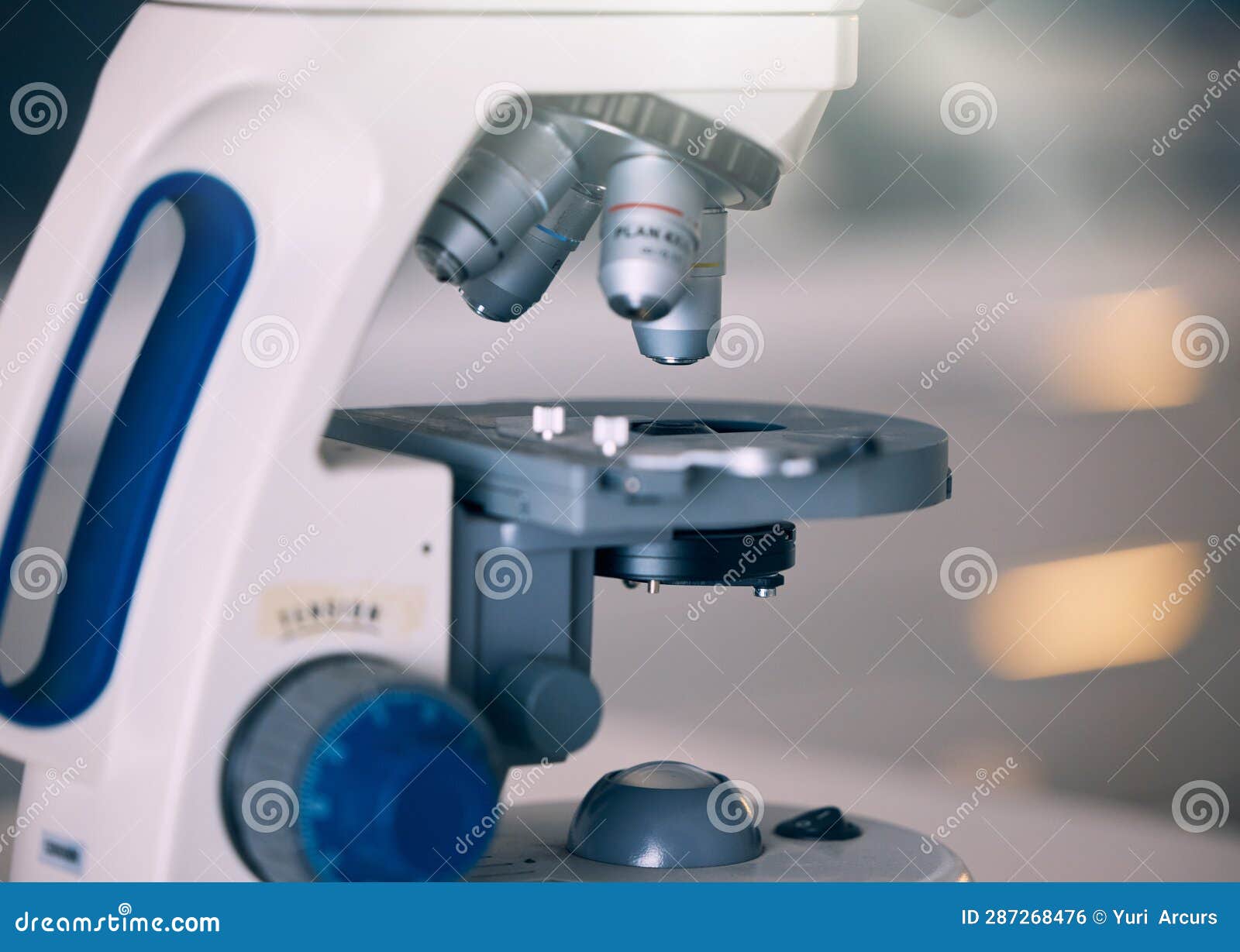 Microscope, Lab and Science Research with Technology Testing for a ...