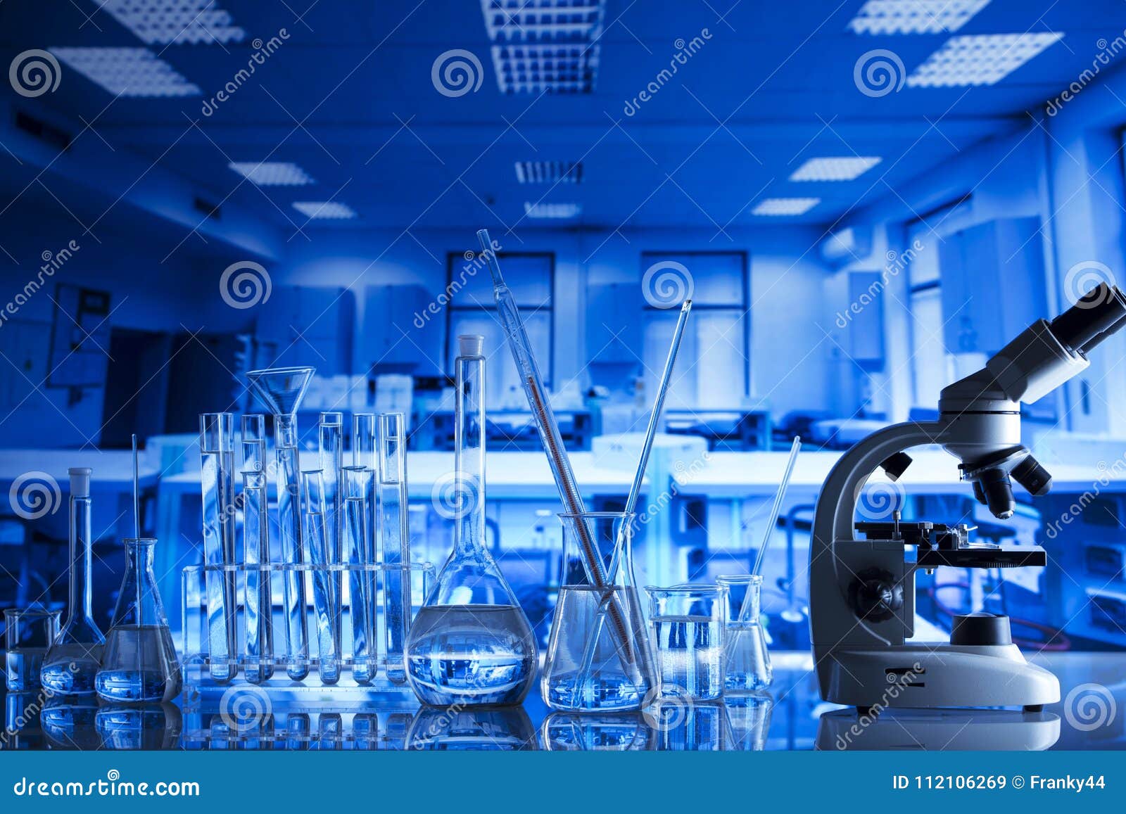 Science Laboratory Concept Background. Science Experiment. Stock Image ...