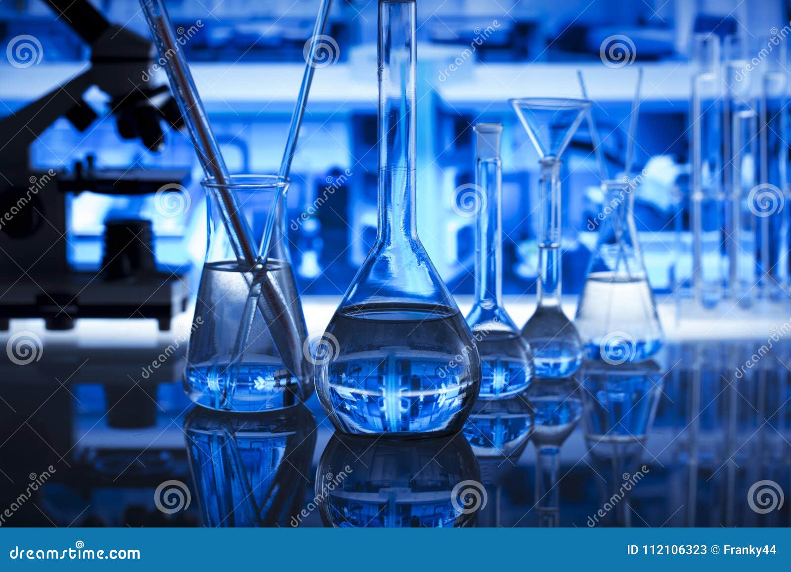 Science Laboratory Concept Background. Science Experiment. Stock Image ...