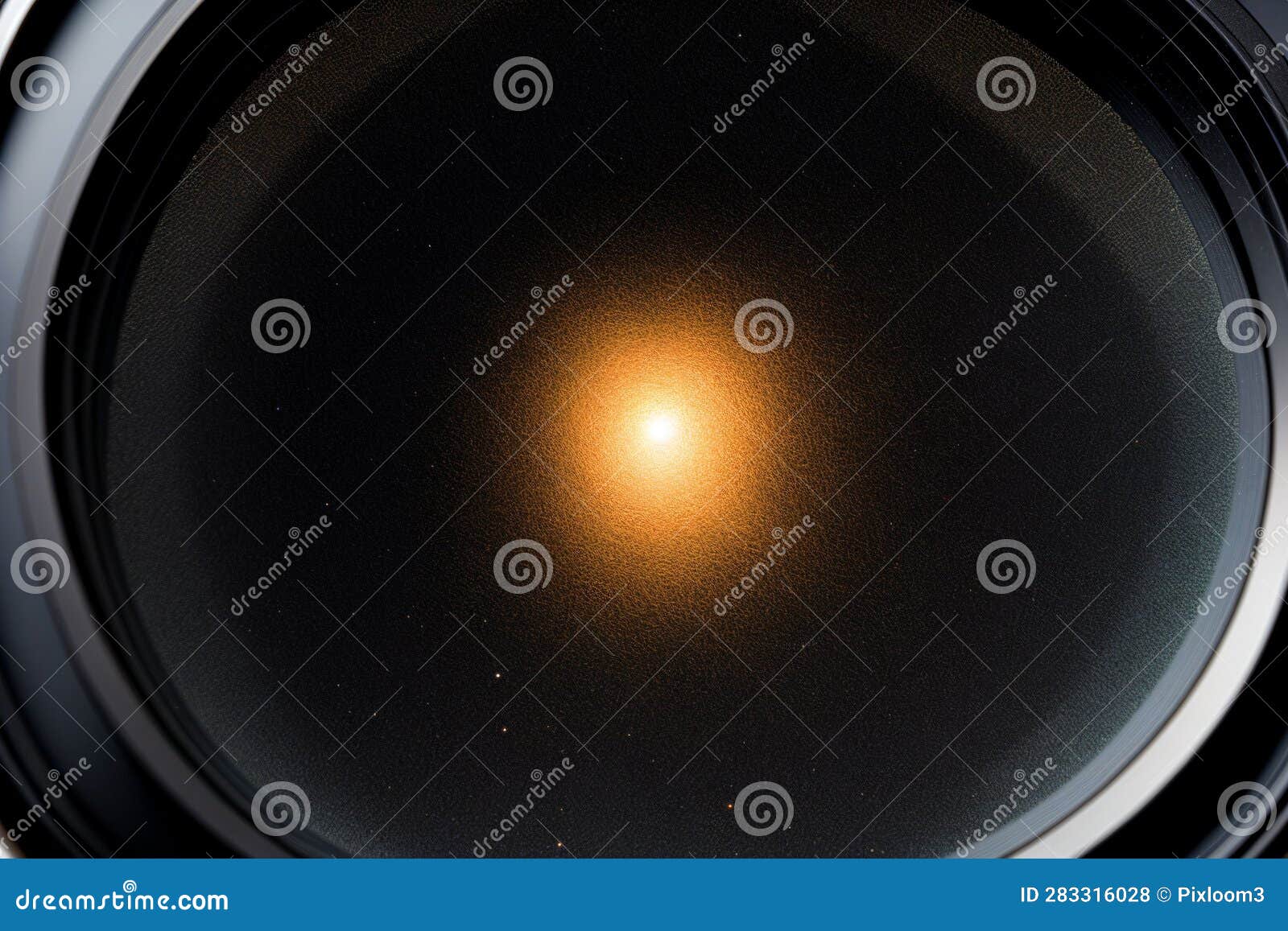 A Microscope Lens Focusing on a Universe within a Single Cell Stock ...