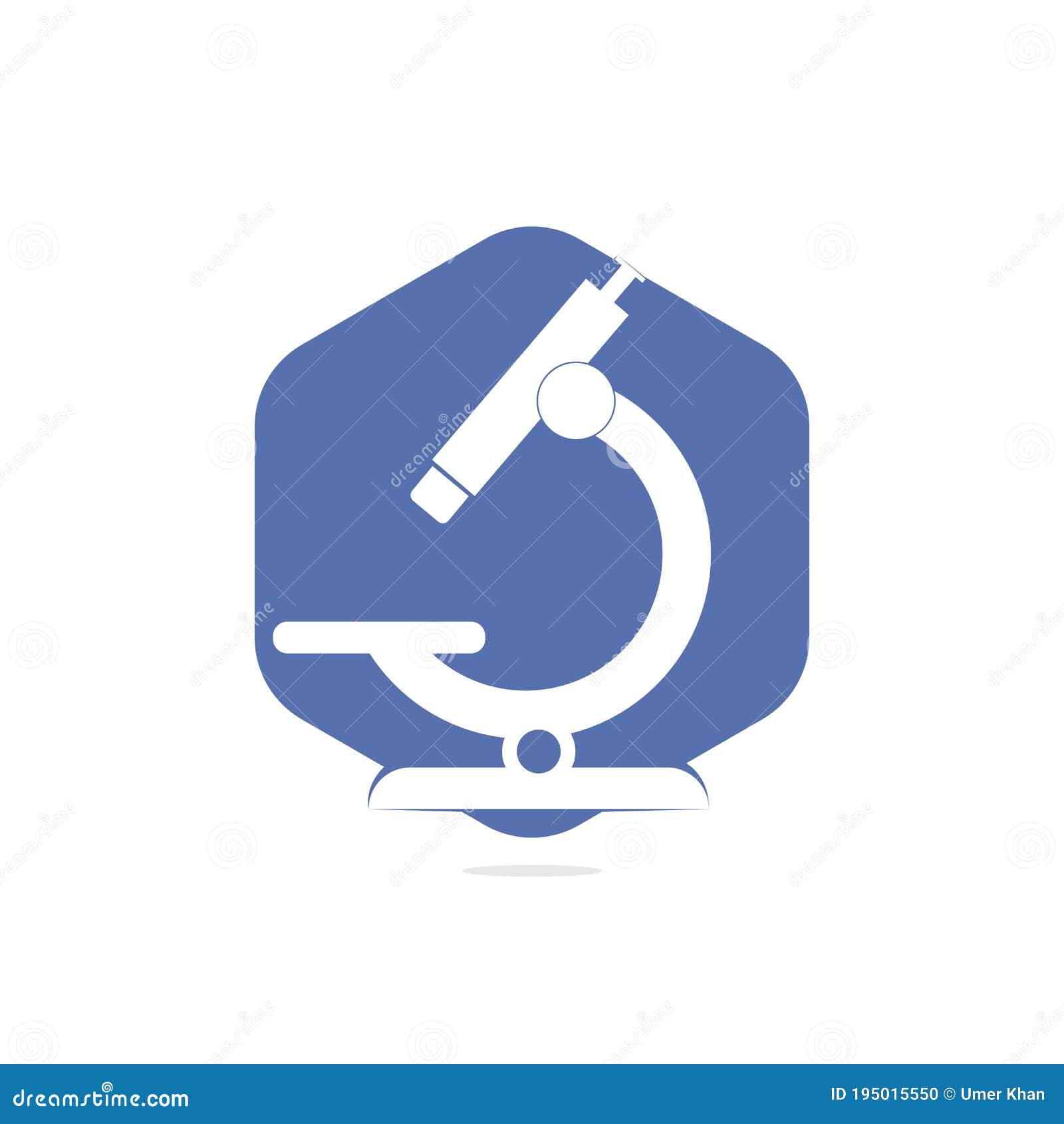 Microscope Logo Design Vector Illustration. Stock Vector - Illustration ...