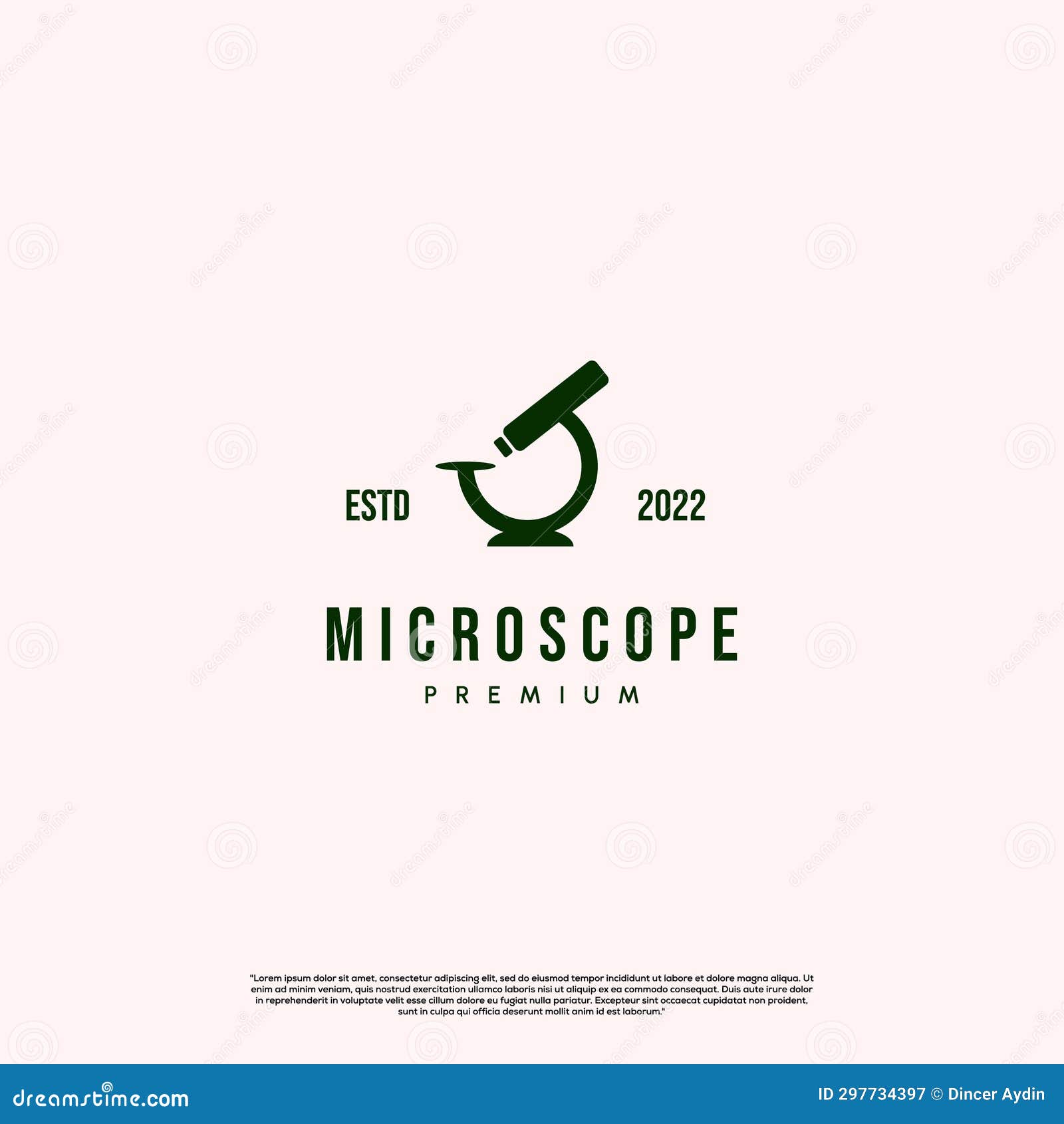 Microscope Logo Template, Science Logo Design Vector Royalty-Free Stock ...
