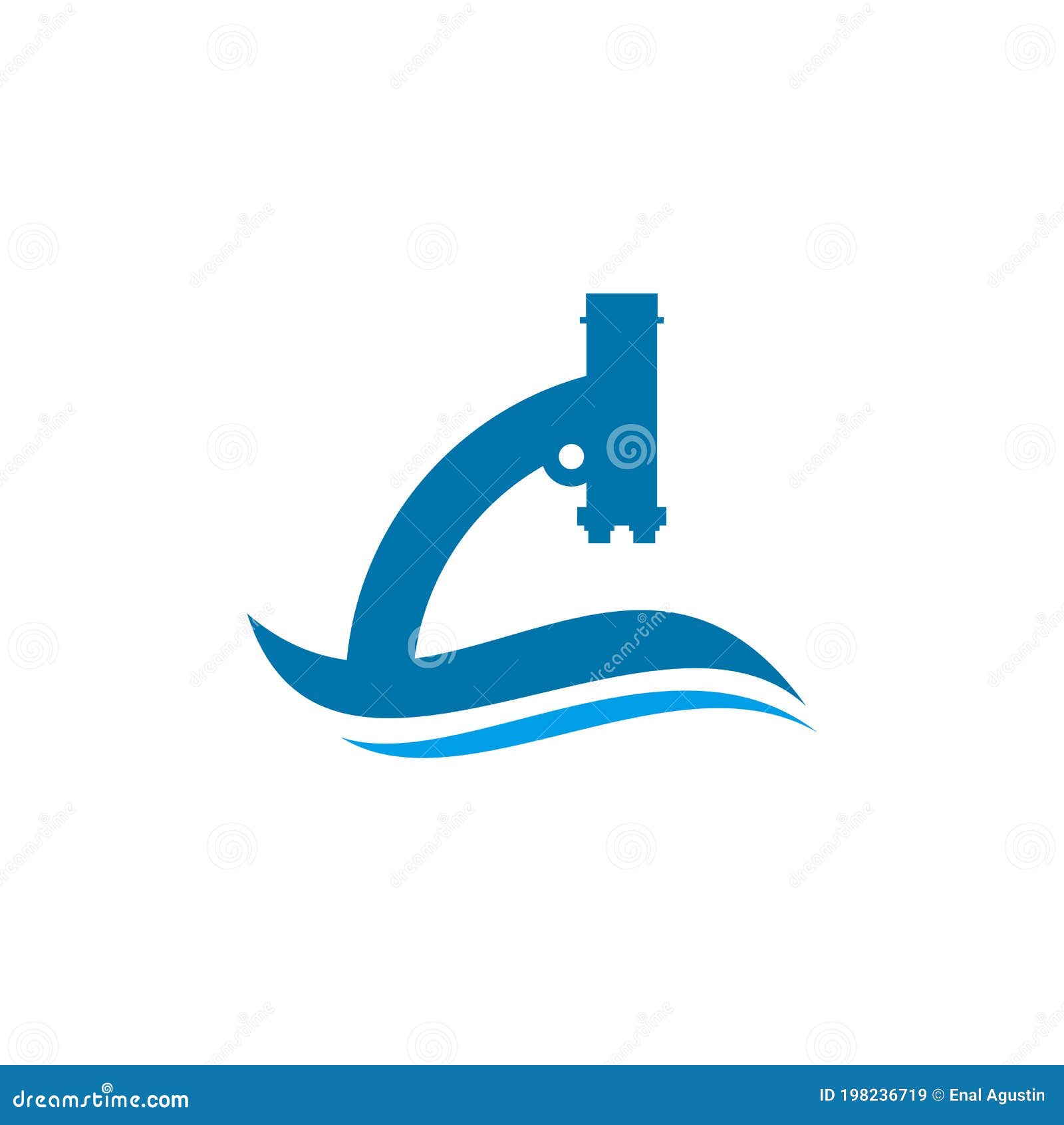 Microscope Logo Sign Symbol Design Template Stock Illustration ...