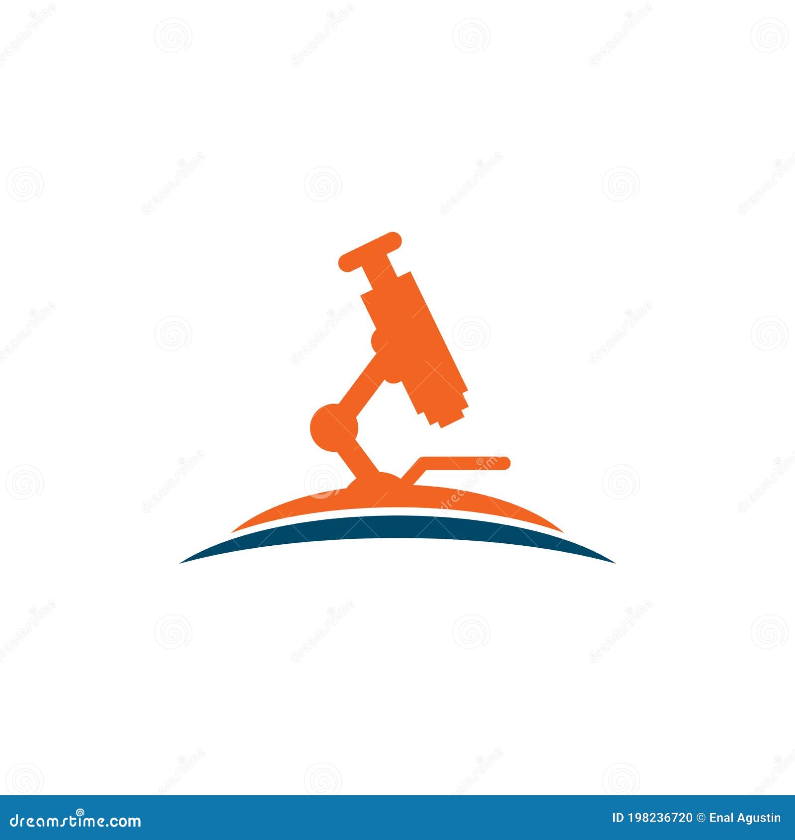 Microscope Logo Sign Symbol Design Template Stock Vector - Illustration ...