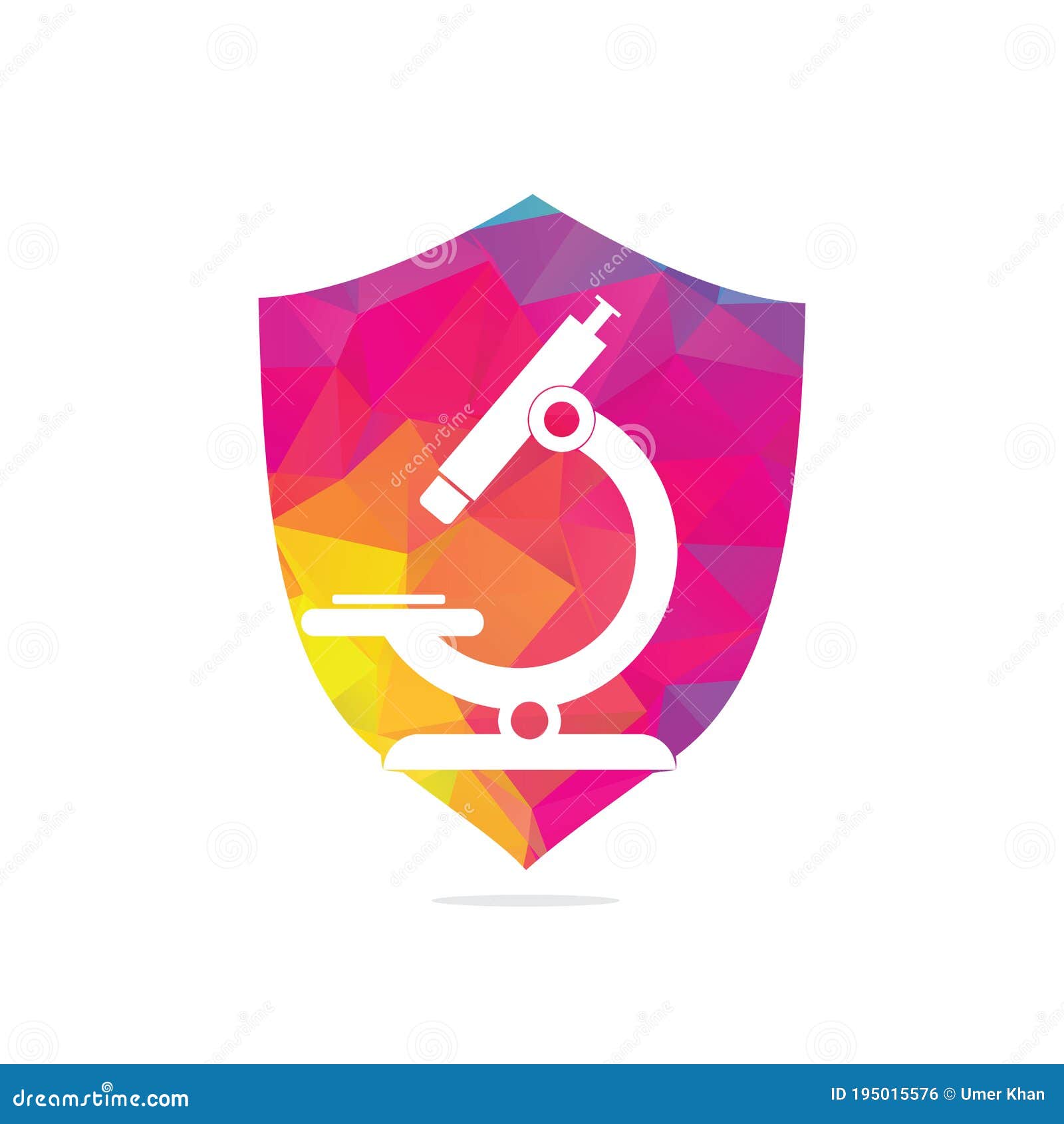 Microscope Logo Vector | CartoonDealer.com #118466419