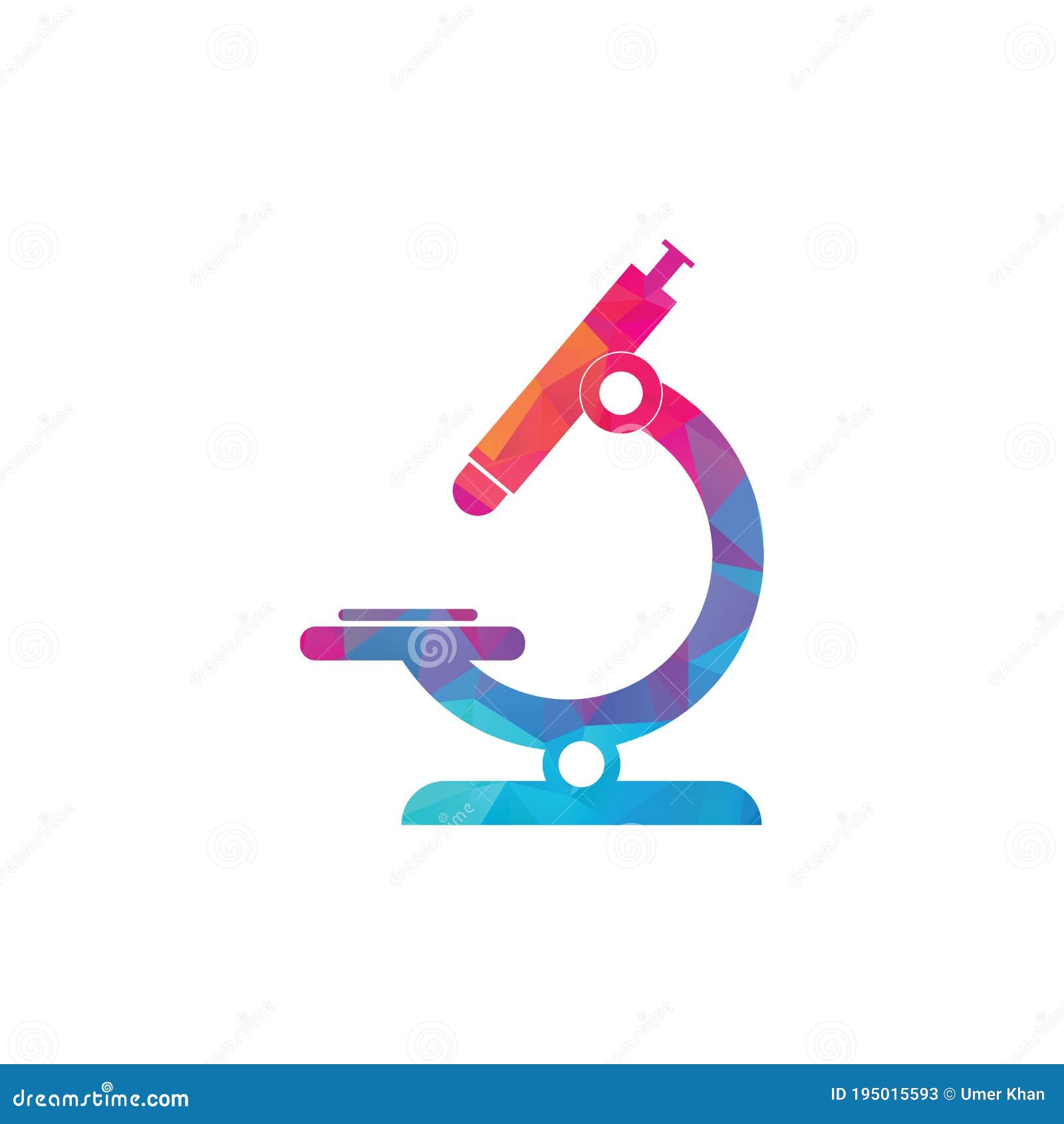 Microscope Logo Vector. | CartoonDealer.com #195015575