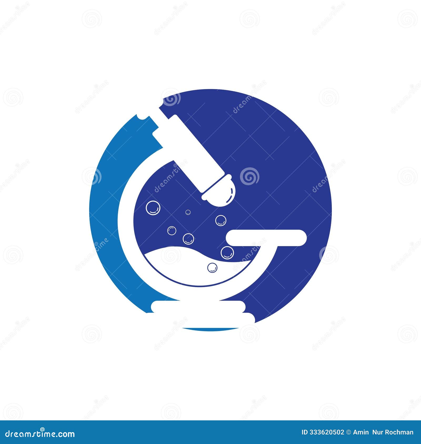 Microscope Logo Vector Icon Design Stock Illustration - Illustration of ...